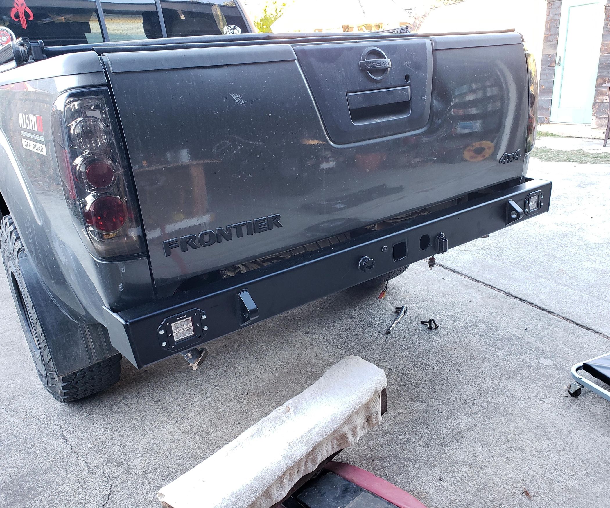 Custom Off Road Rear Bumper With Hitch : 6 Steps (with Pictures ...