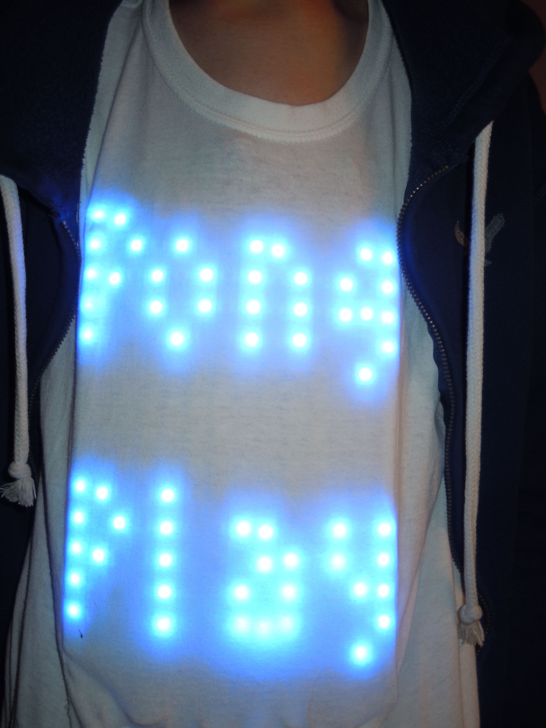 Pong Playing Flexible Screen on a Shirt : 8 Steps (with Pictures ...