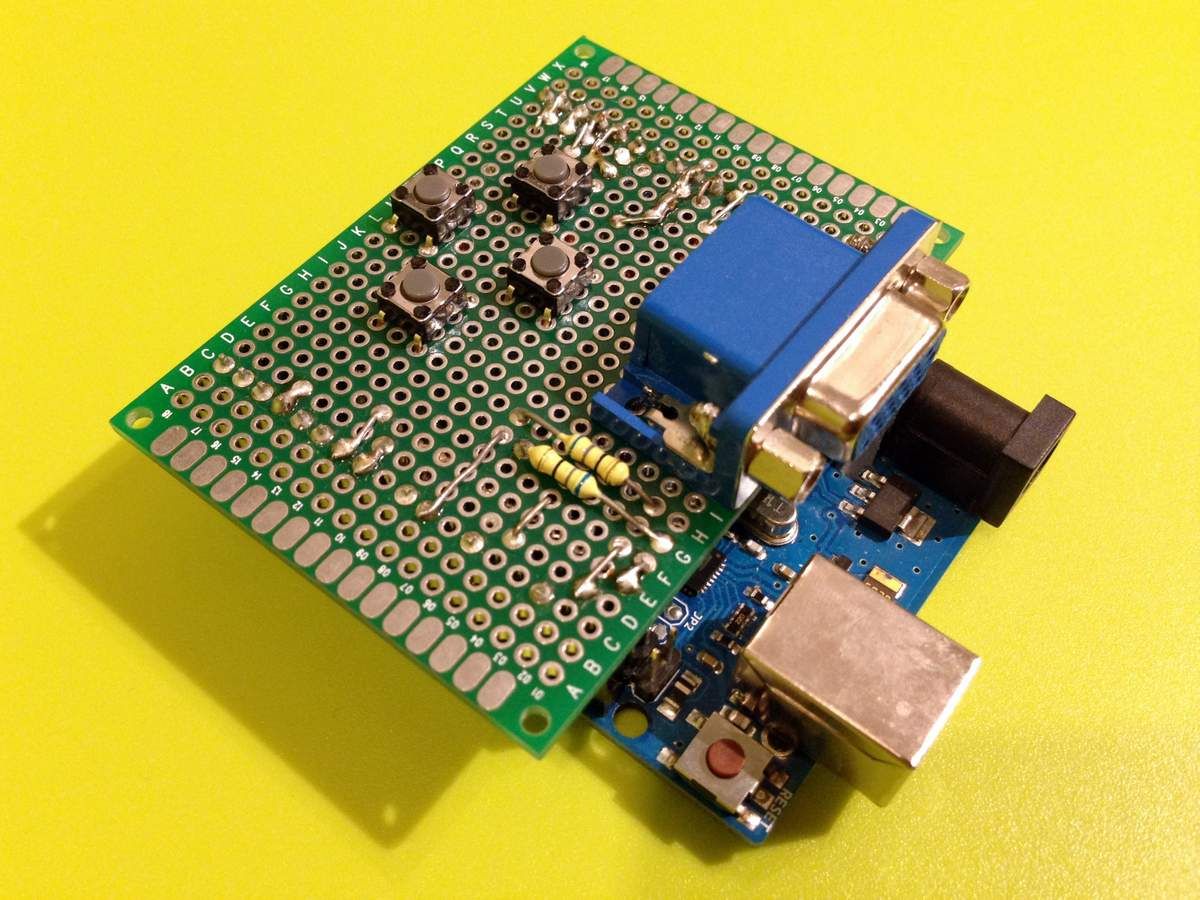 VGA Snake With Arduino Uno - Instructables