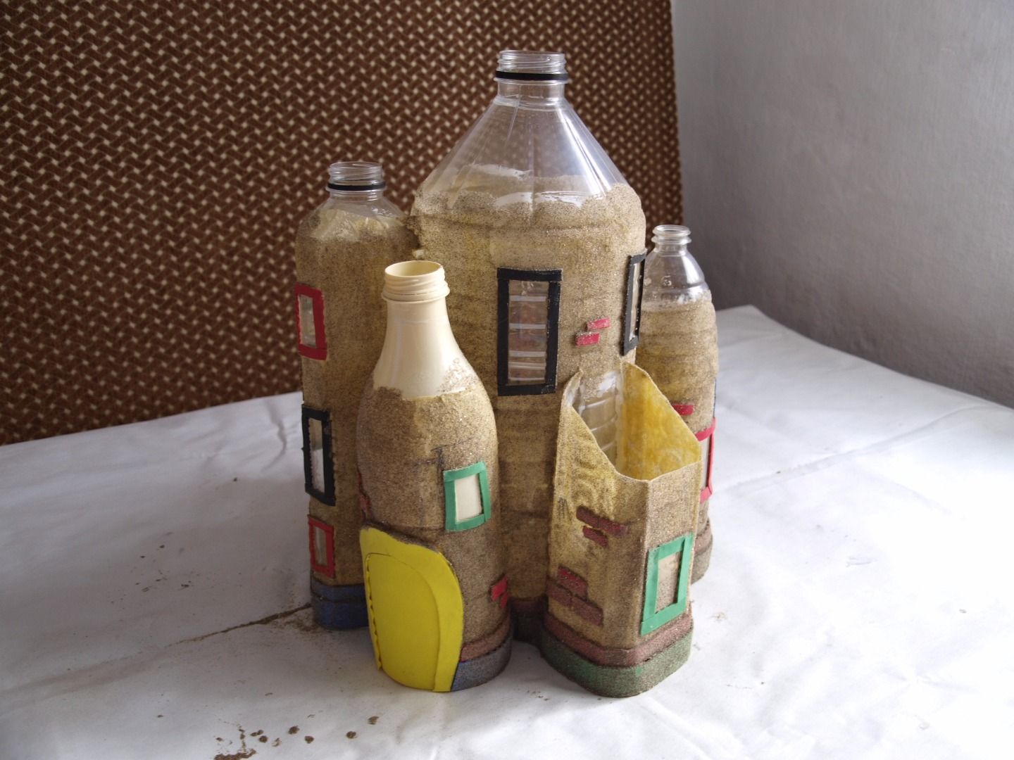 How to Make a House Out of Recycled Plastic Bottles : 7 Steps (with ...