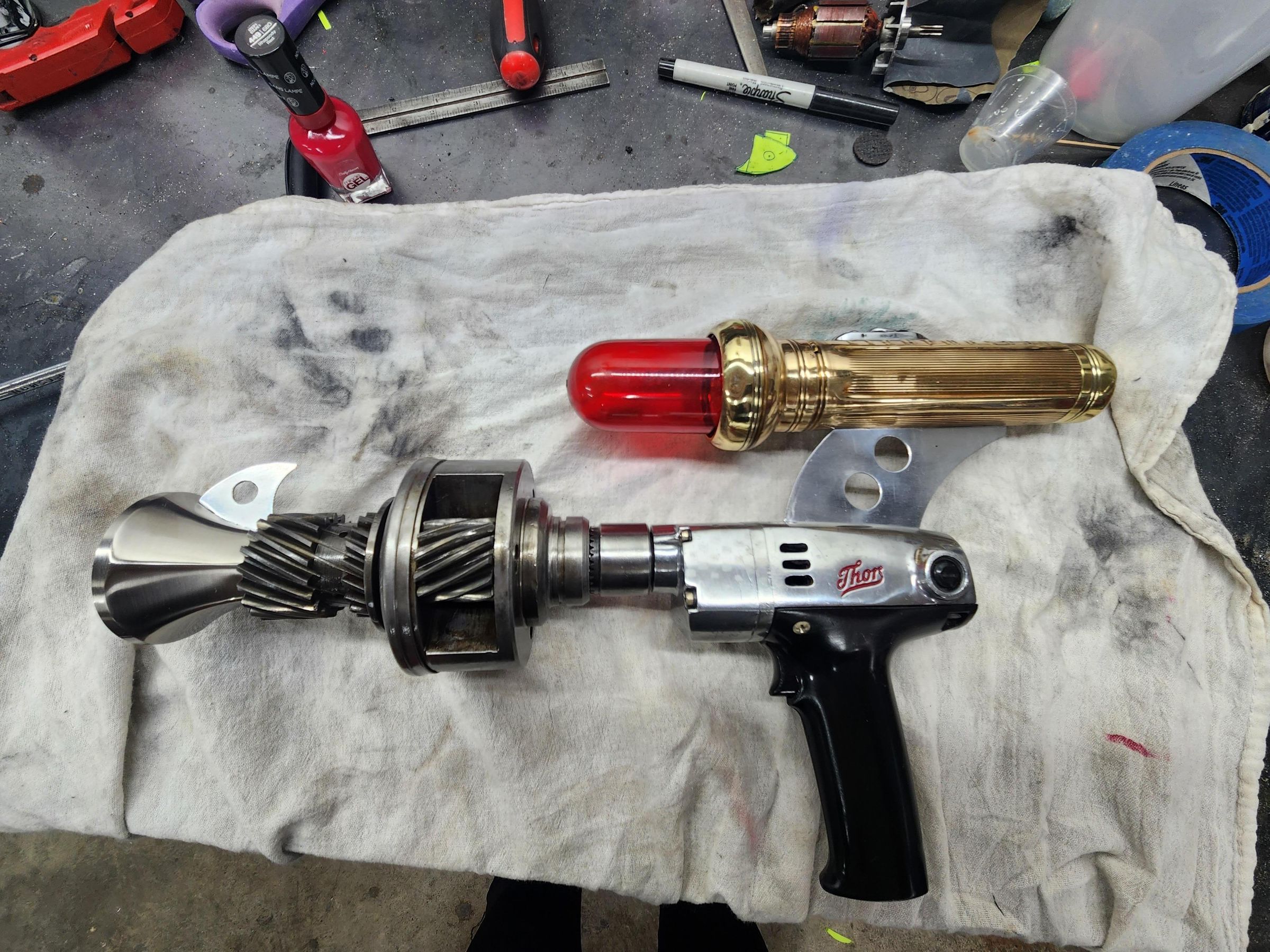Sci-Fi Steam Punk Ray Gun From Junk Parts : 6 Steps (with Pictures ...
