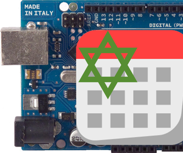 LCD Clock With Hebrew Calendar Date, and a Thermometer : 7 Steps (with ...