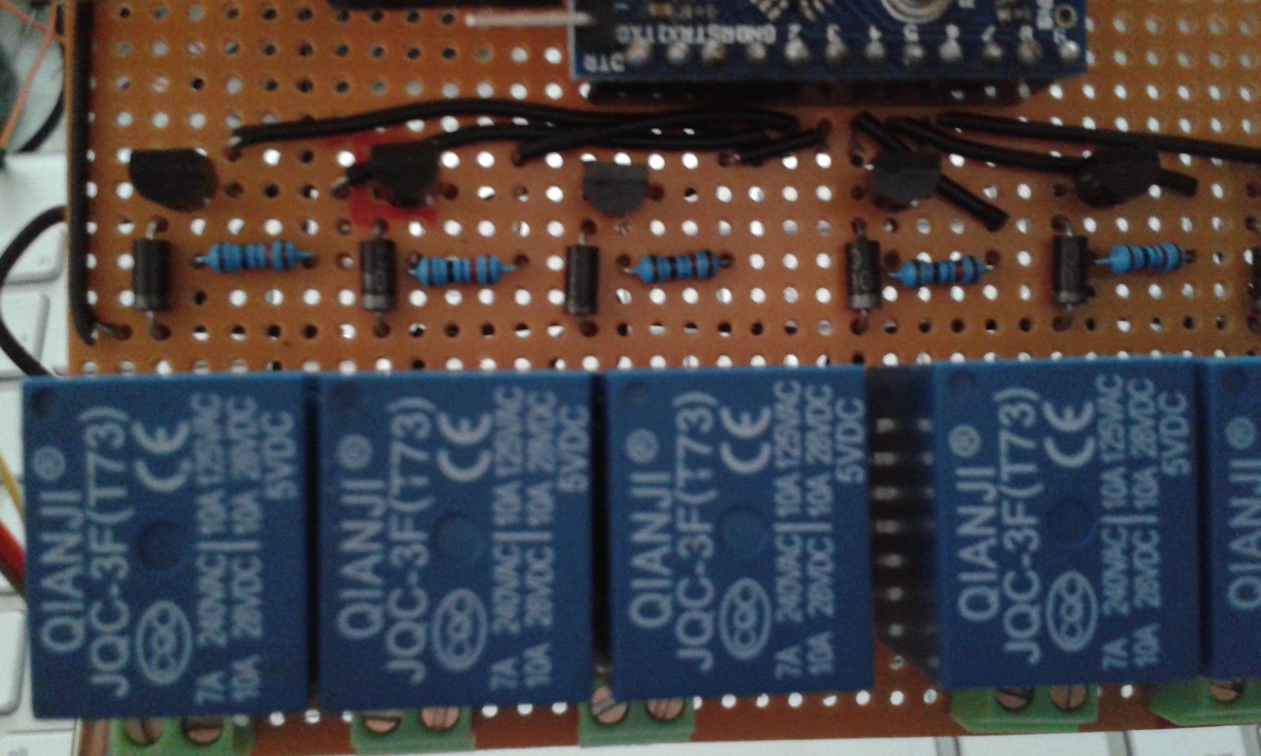 EL Wire - Arduino Mini Pro - Relay Controller Module 6 Channels : 9 ...