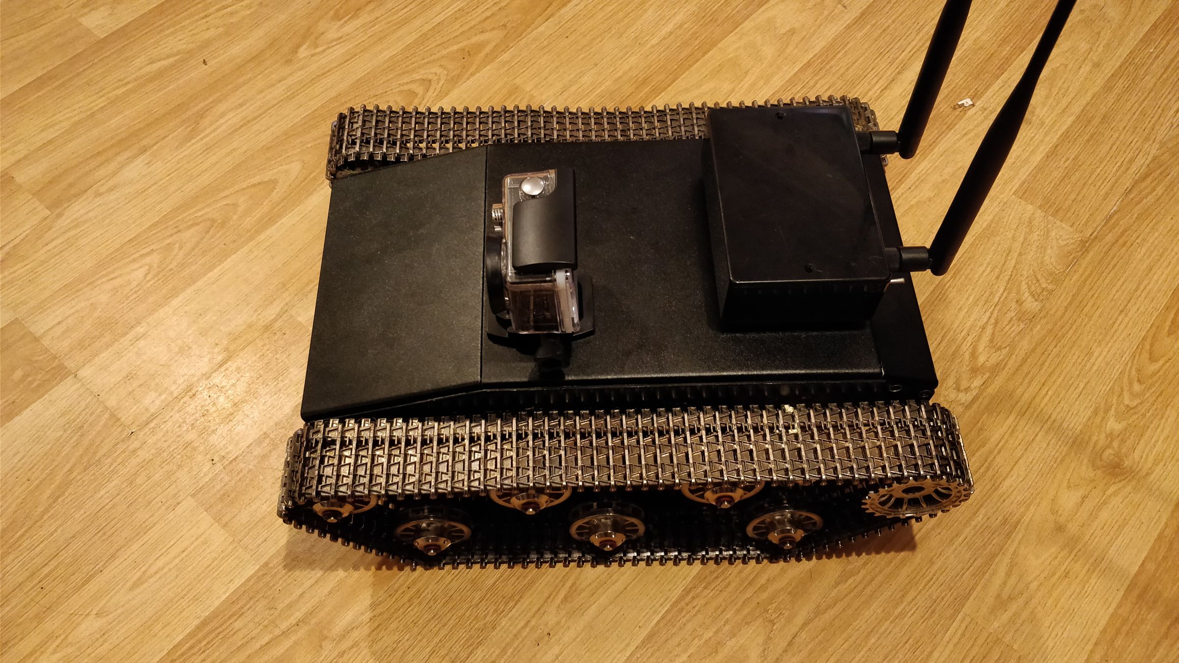 Rugged Remote Tracked Chassis Surveillance Bot : 7 Steps (with Pictures ...