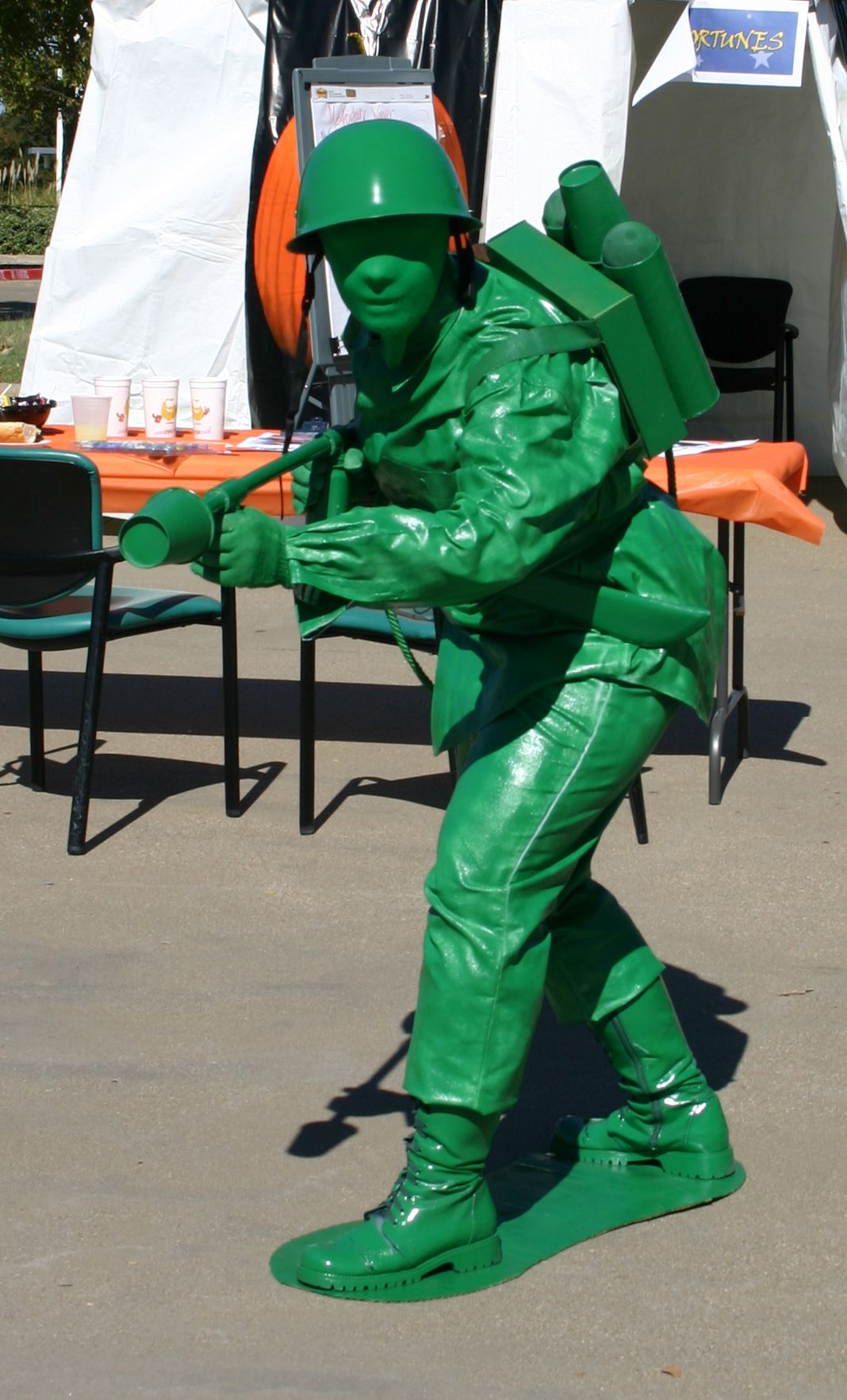 Plastic Green Toy Soldier With Flamethrower Costume : 9 Steps (with ...