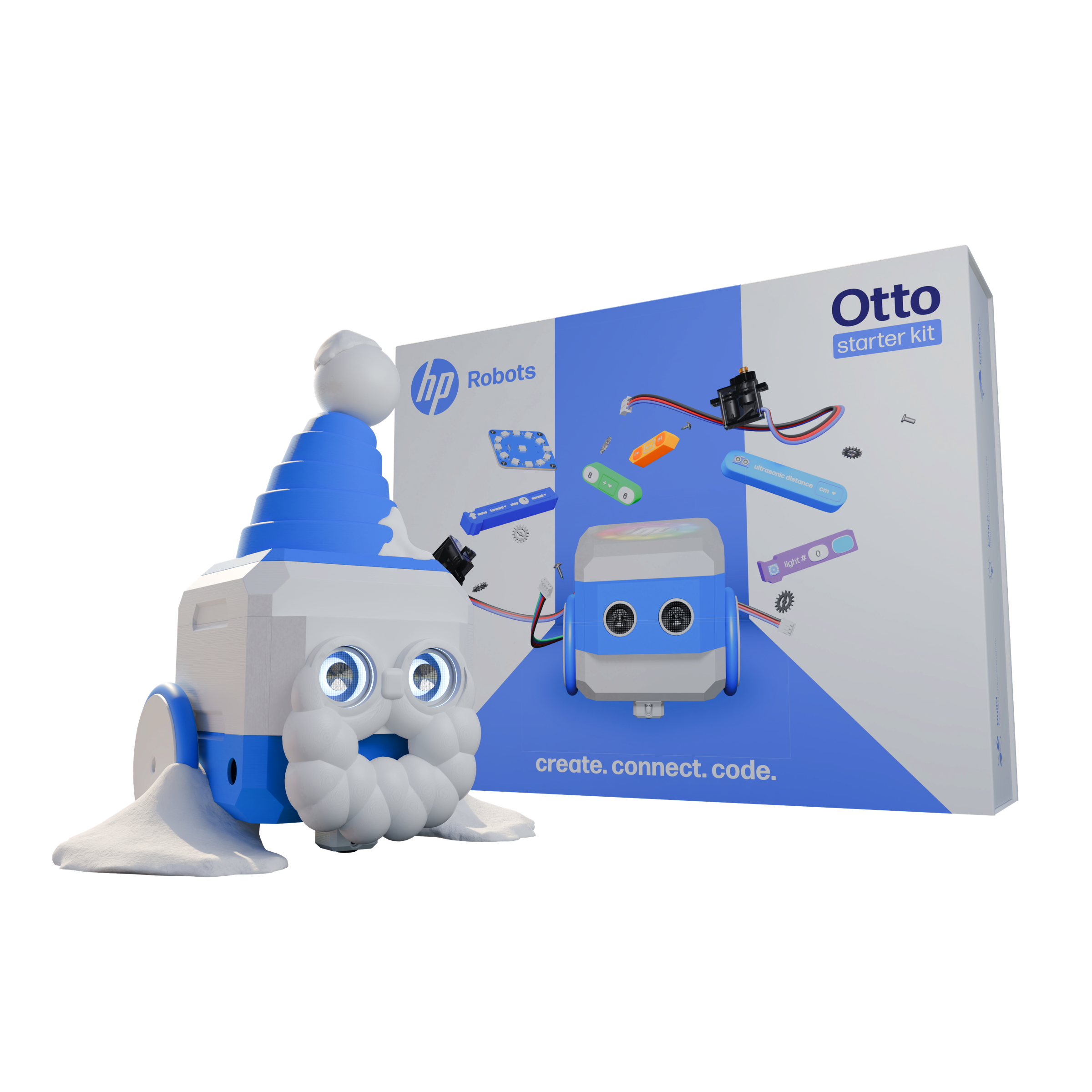 3D Printable and Programmable Santa Claus Otto Robot for Children : 6 ...