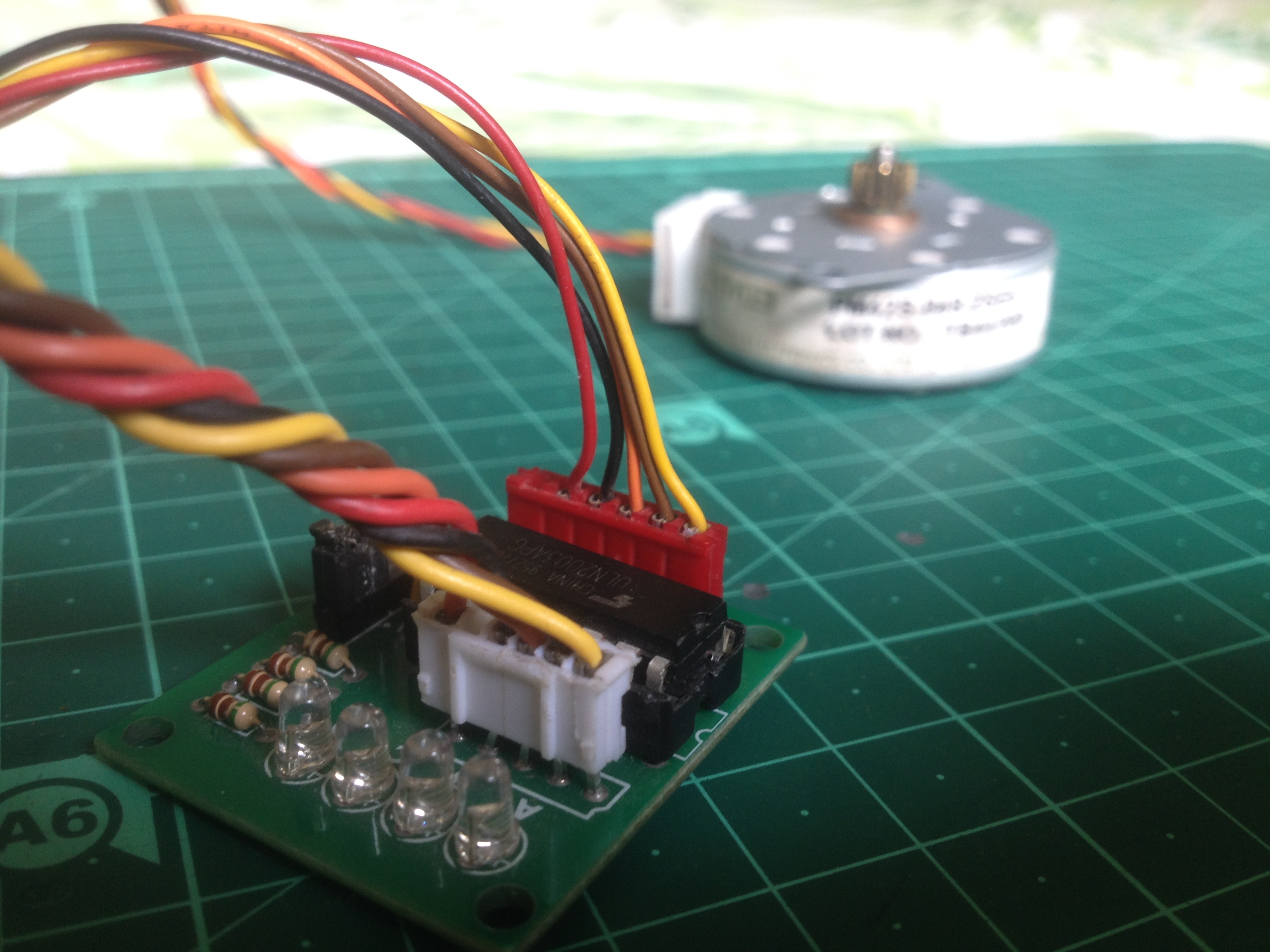 Stepper Motor Controlled Stepper Motor Without Microcontroller! : 6 ...