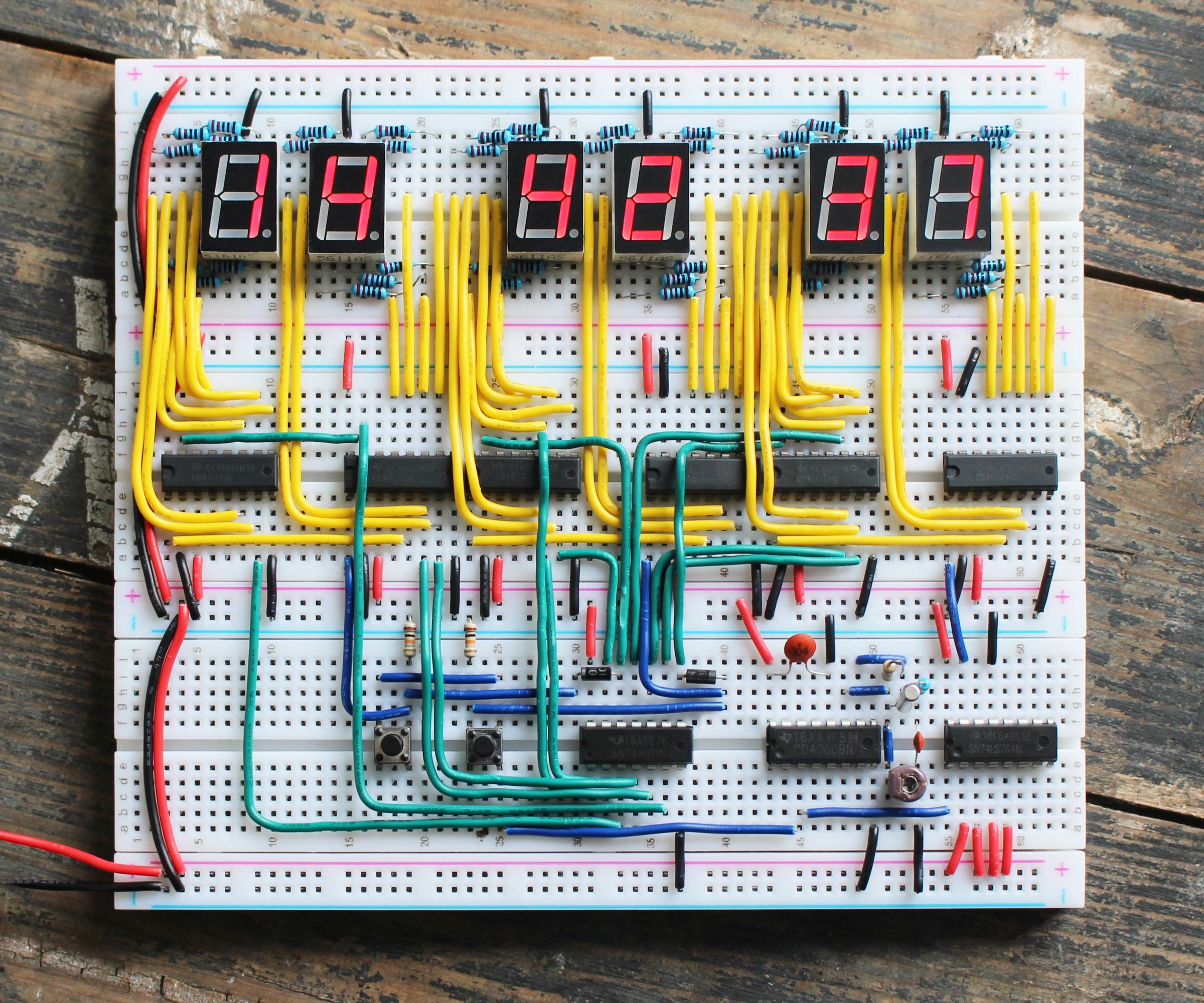 Common IC Breadboard Clock : 7 Steps (with Pictures) - Instructables