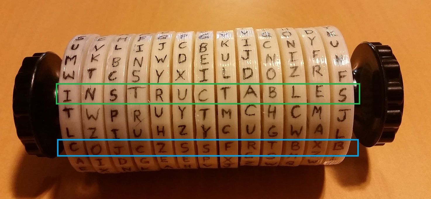 Thomas Jefferson Wheel Cypher : 9 Steps (with Pictures) - Instructables