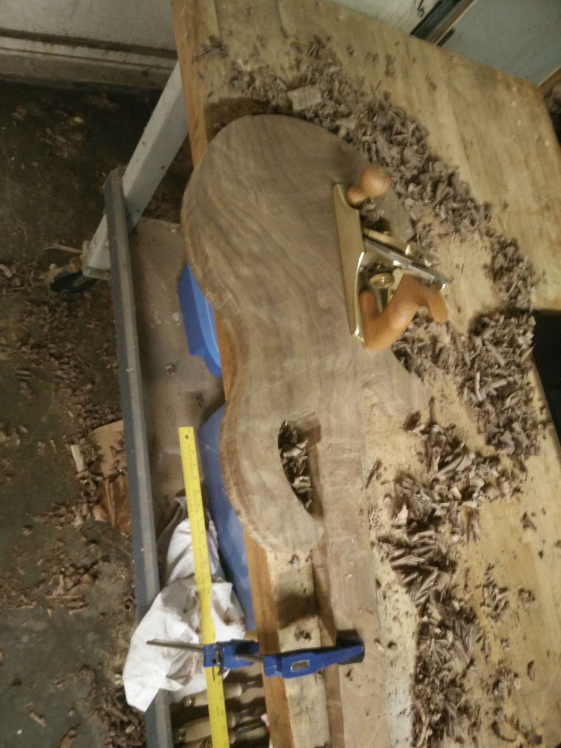 Twin Bass and Guitar From a Slab of Walnut : 22 Steps (with Pictures ...