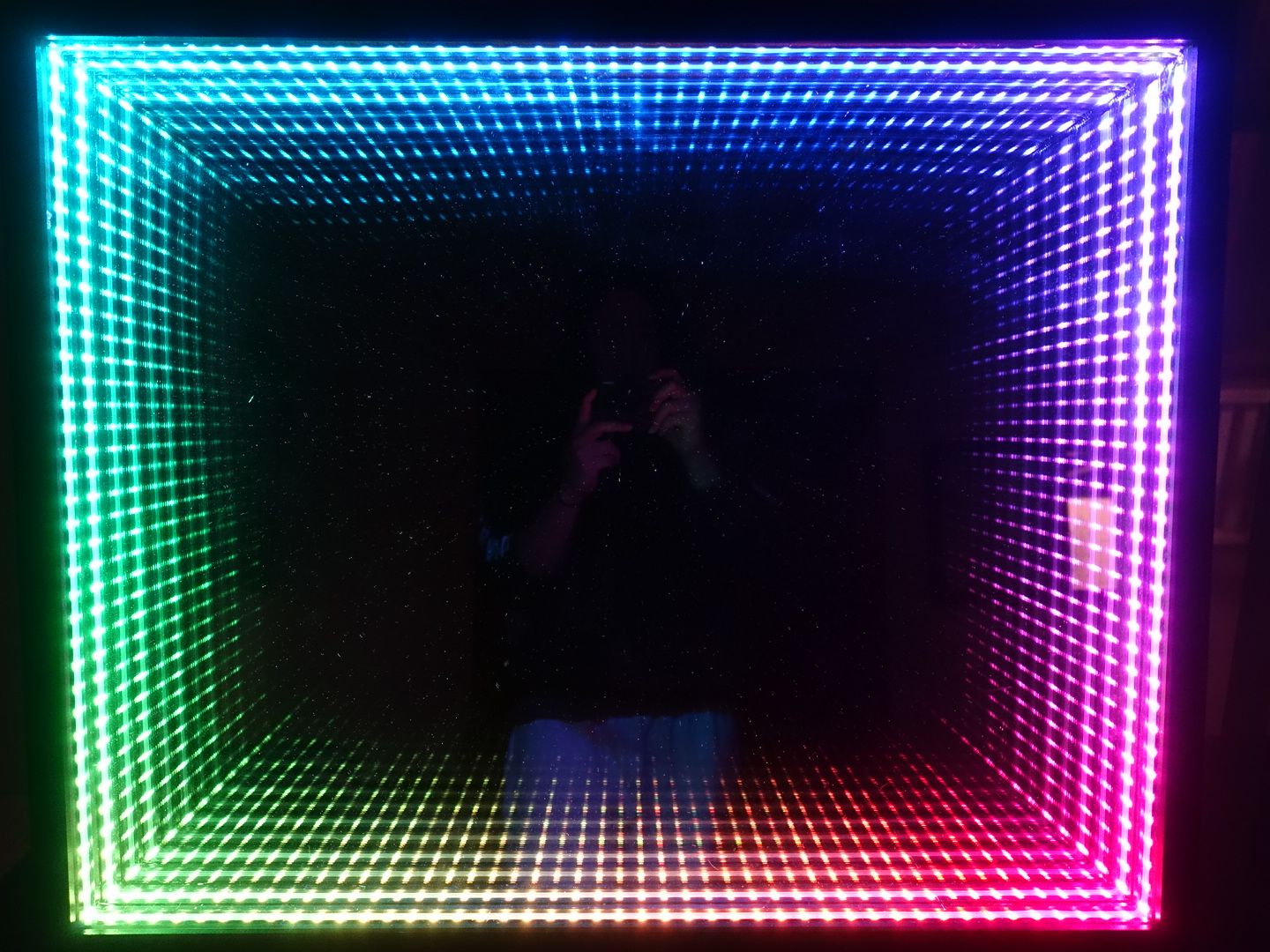 Make a Programmable RGB LED Infinity Mirror With Arduino : 7 Steps ...