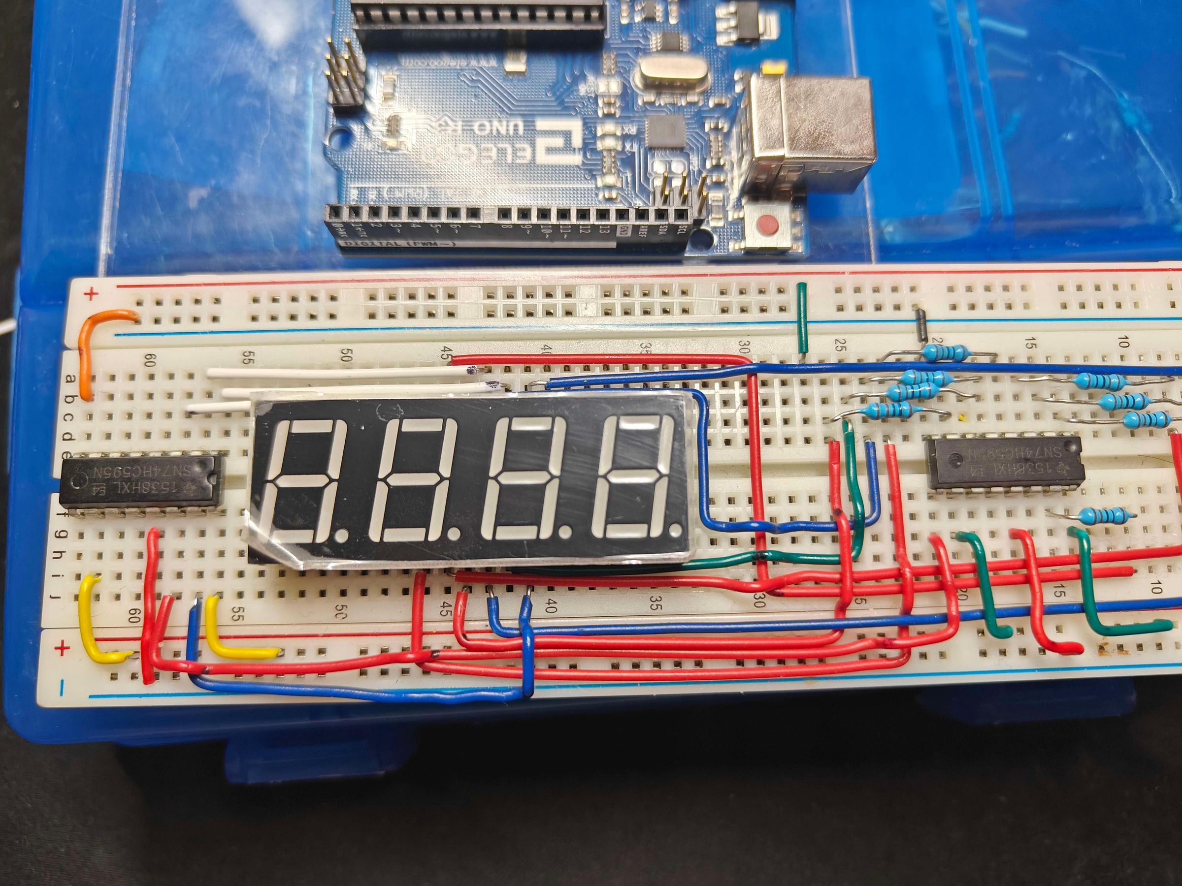 4-Digit 7-Segment Arduino Stopwatch : 3 Steps - Instructables