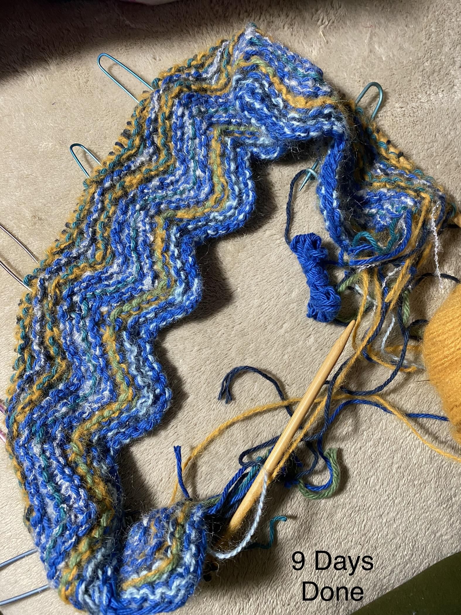 Knitted 'Year-in-Review' Temperature Blanket : 10 Steps (with Pictures ...