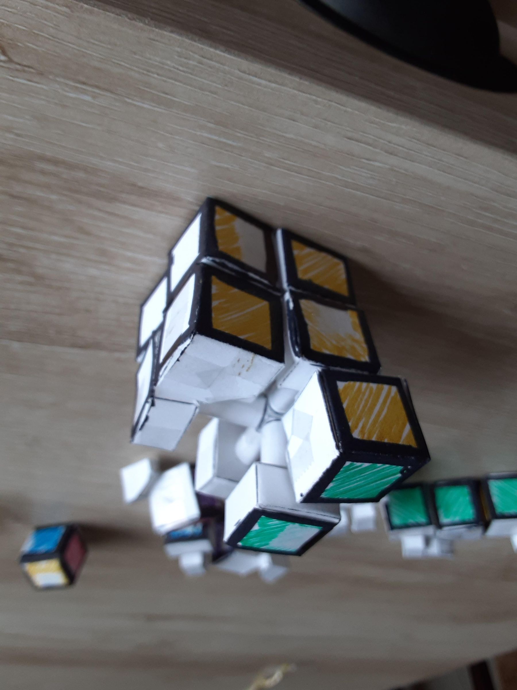 Fully Paper Rubik's Cube! : 3 Steps (with Pictures) - Instructables