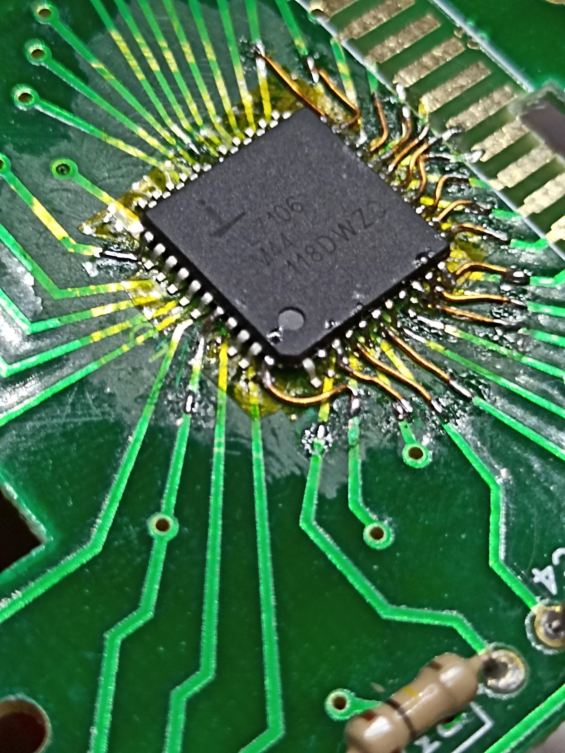 Replacing a 40 Pin COB With a 44 Pin QFP : 3 Steps (with Pictures ...