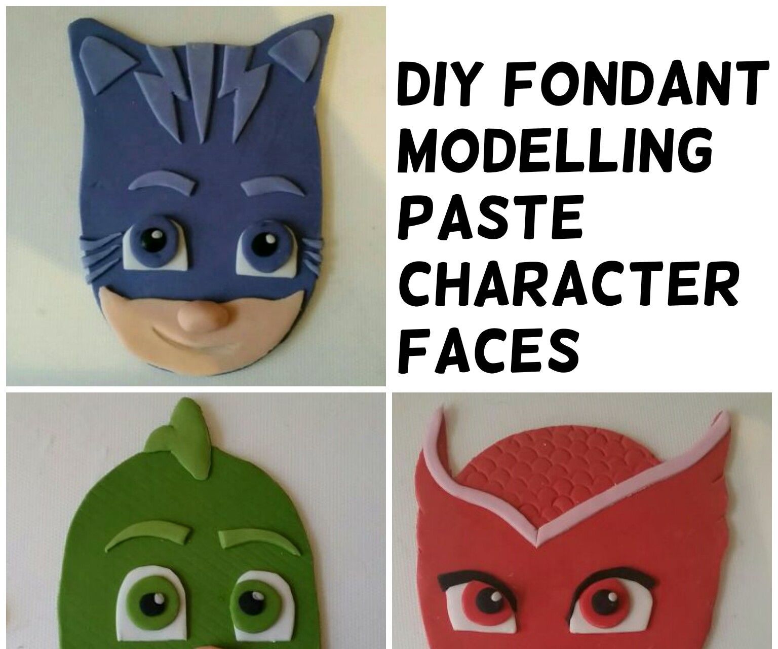 DIY 2D Fondant Character Faces : 9 Steps (with Pictures) - Instructables