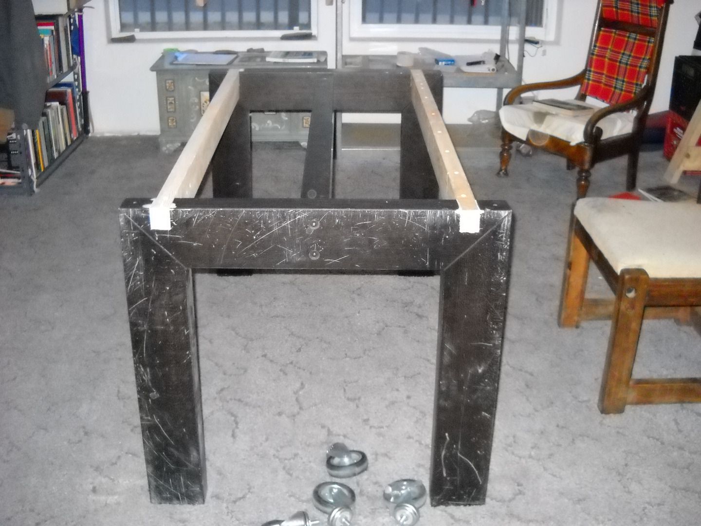 Work-frame From a Kitchen Table Frame - the Workbench Built Around What ...