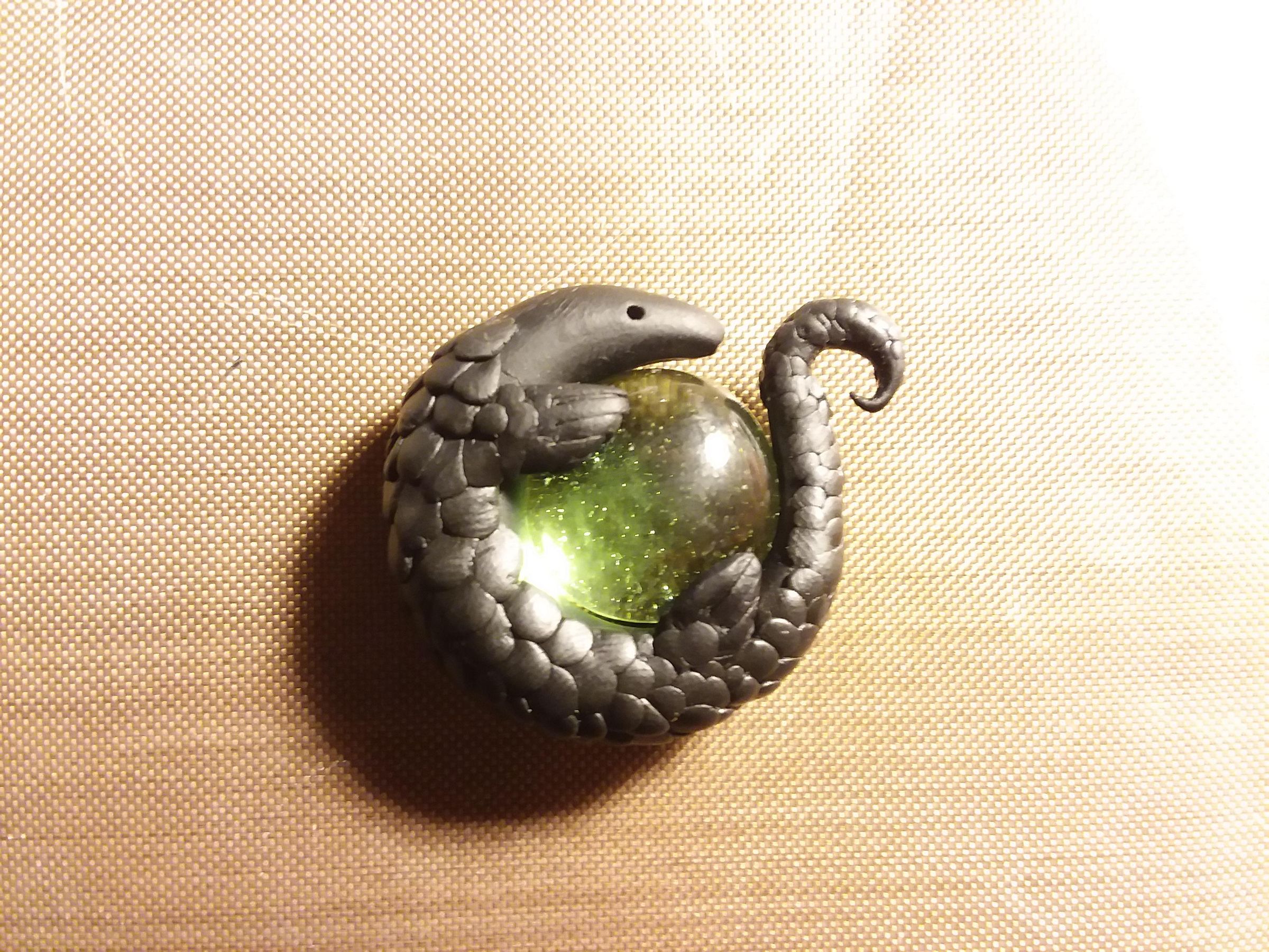 Polymer Clay Pangolin Charm : 5 Steps (with Pictures) - Instructables