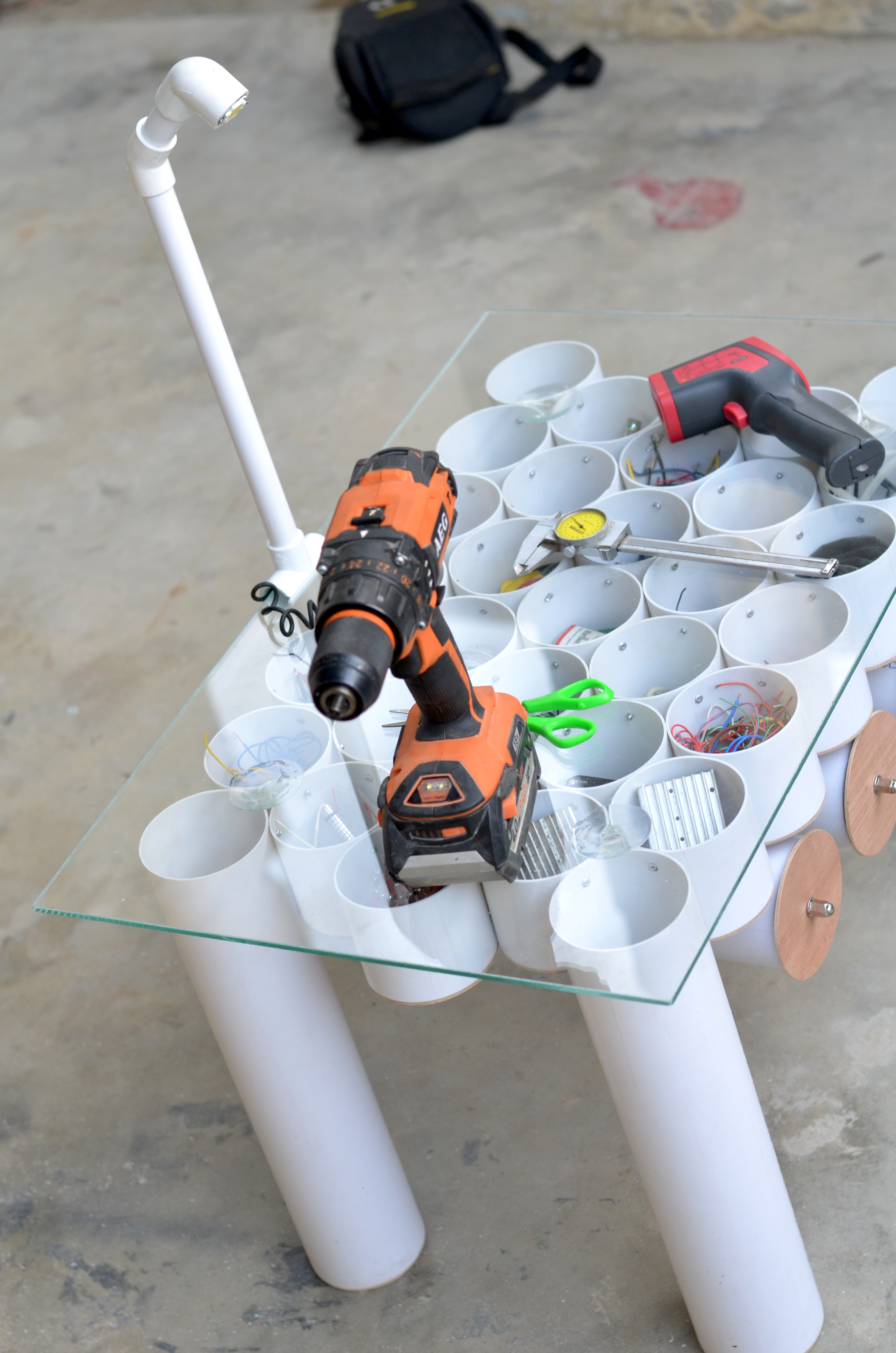 DIYers PVC Organizer Workbench/Table : 15 Steps (with Pictures ...