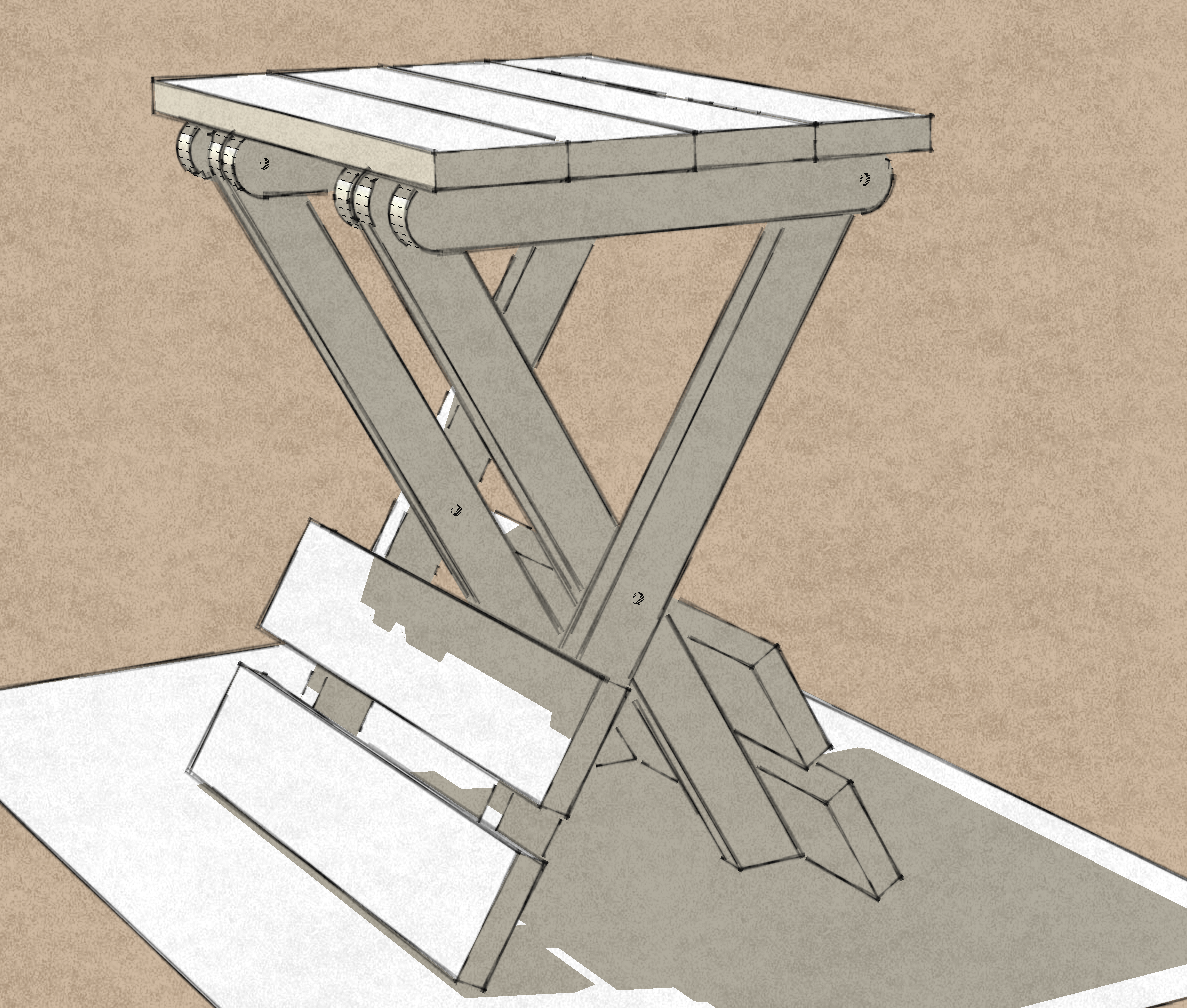 Small Folding Table [UPDATED] : 10 Steps (with Pictures) - Instructables