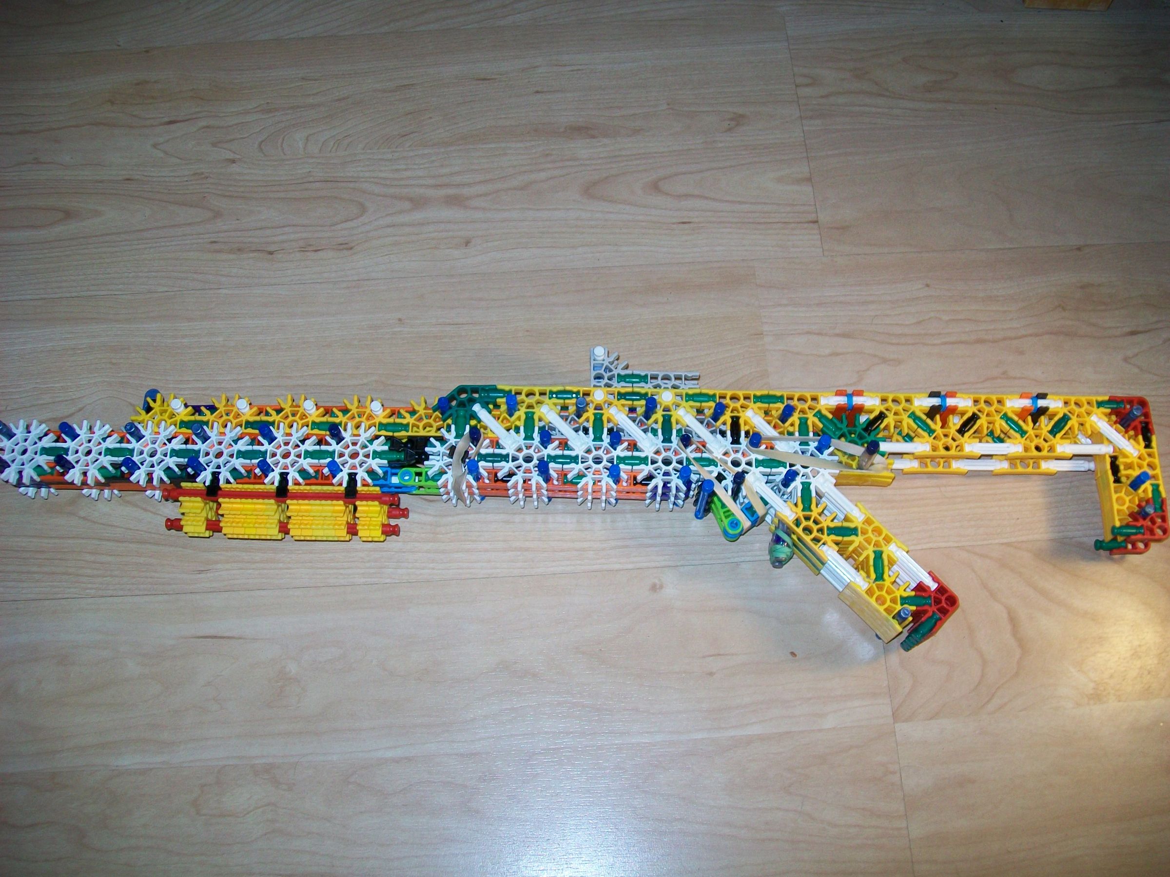 Knex Double Barrel Break Action Shotgun - Instructables