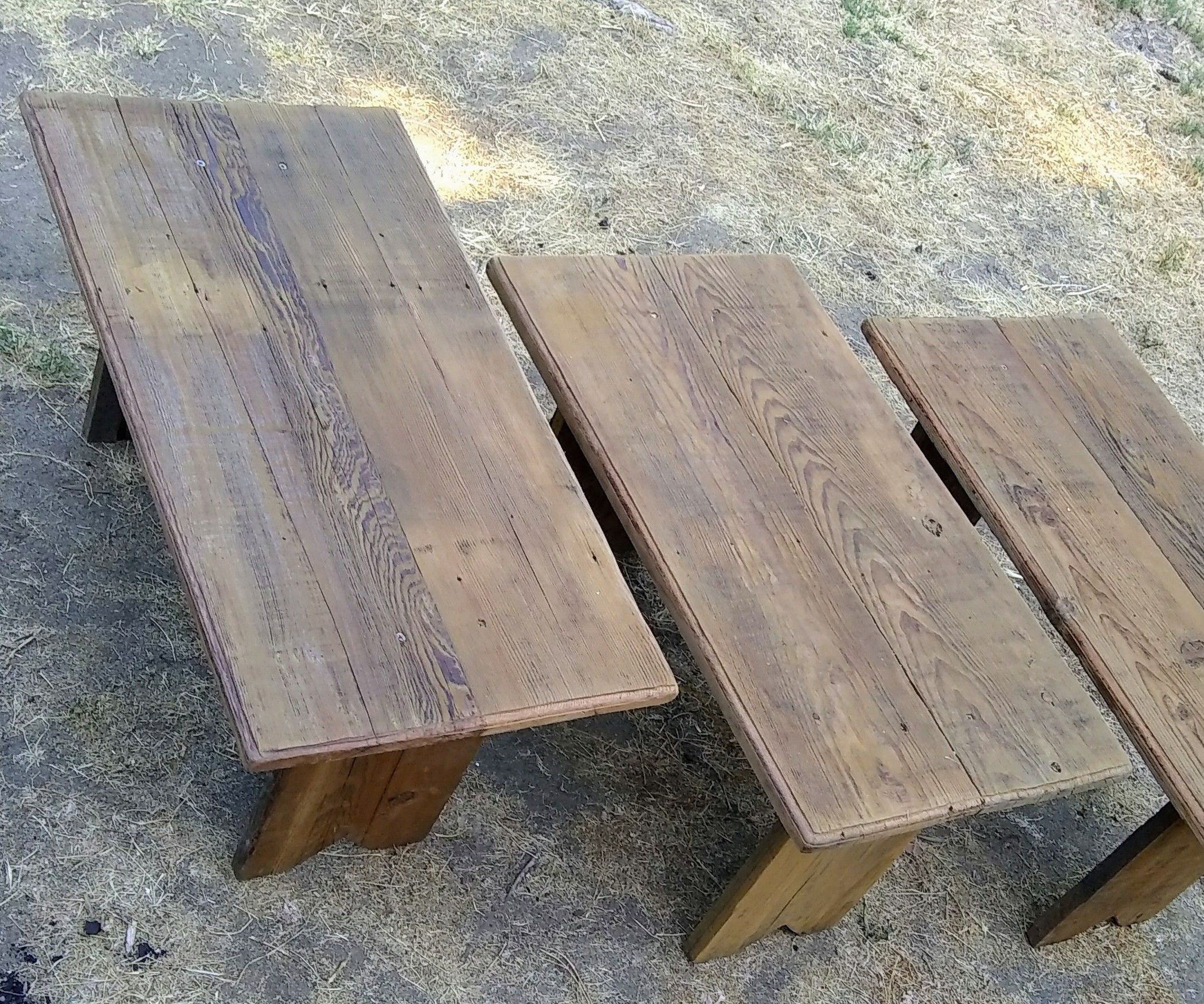 Simple Shaker-Style Bench - From Redwood Fencing : 6 Steps (with ...