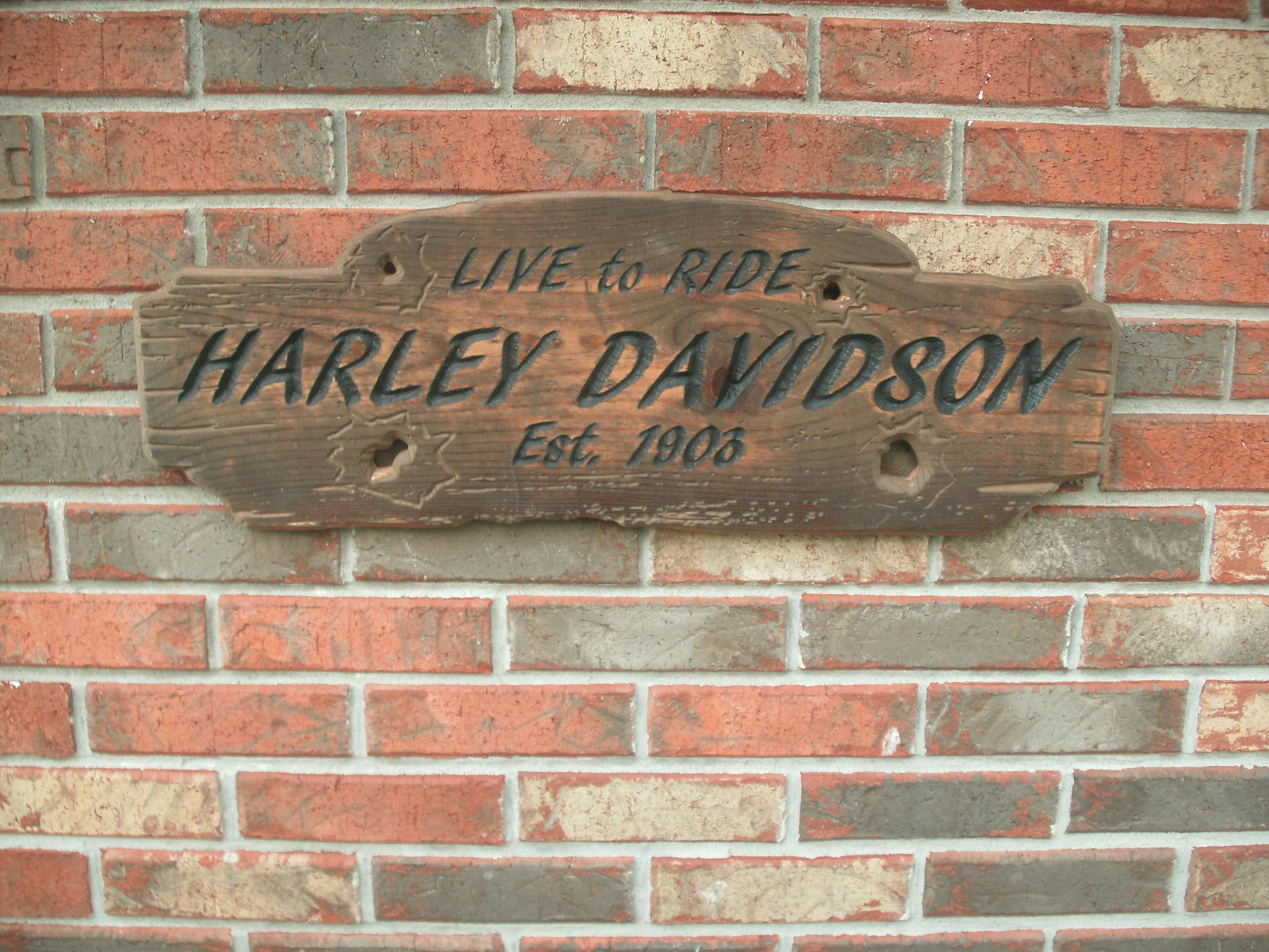 Rustic Harley Davidson Sign : 6 Steps - Instructables