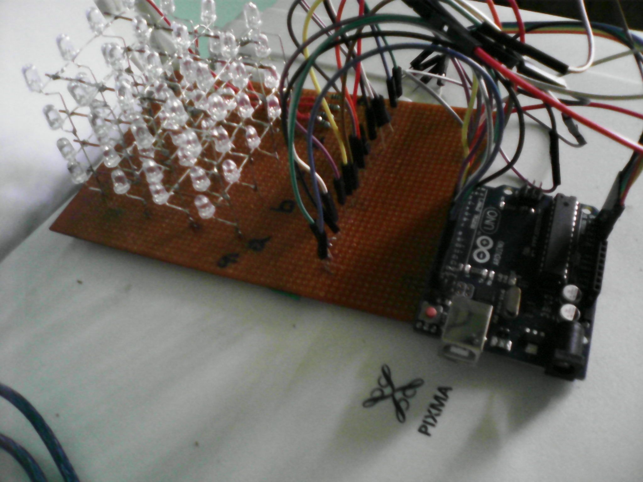 ARDUINO UNO LED CUBE DANCING Lights : 7 Steps - Instructables