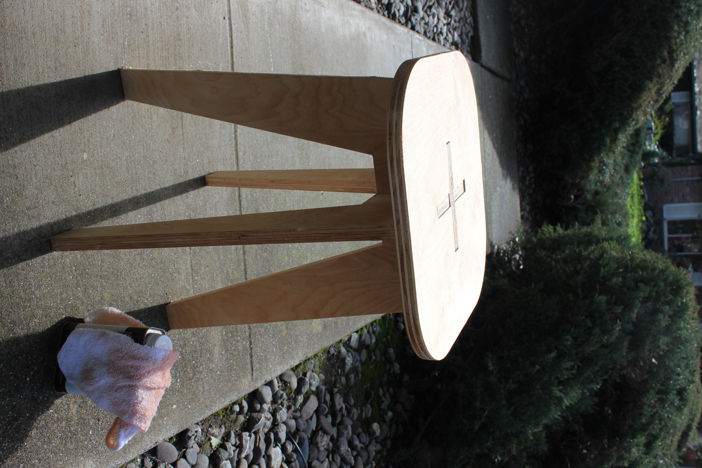 Quick Upcycled Plywood Sitting Stool : 6 Steps (with Pictures ...