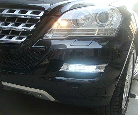 Install Mercedes Benz ML LED Daytime Running Lights : 5 Steps ...