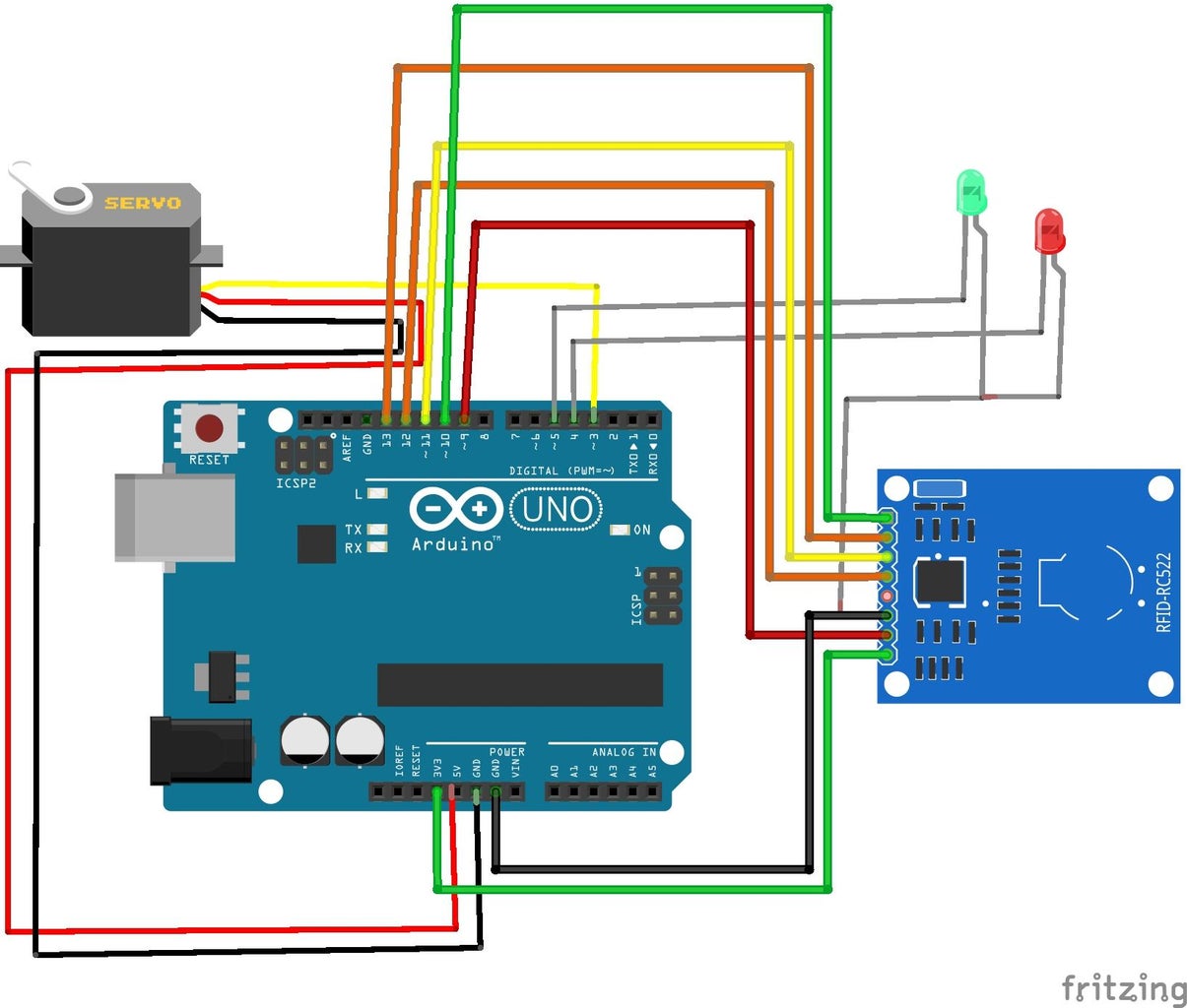 How To Make Rfid Based Door Lock System Using Arduino In Easy Way 7 Steps With Pictures