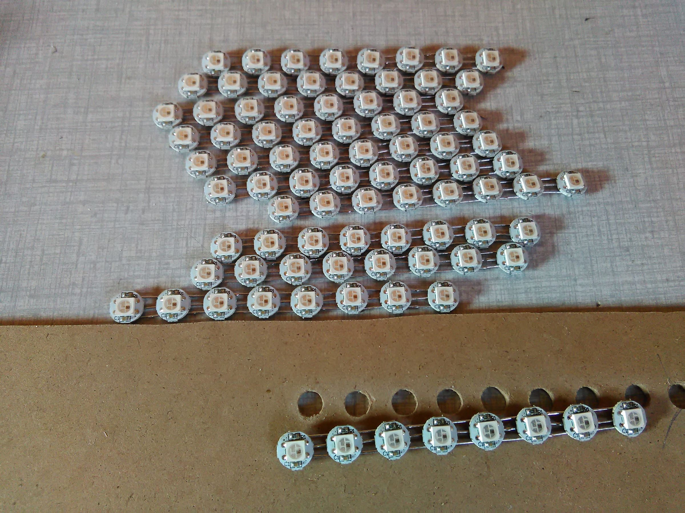 120cm Neopixel LED Bar - 3x VU Meter + Other Light Effects - Arduino ...