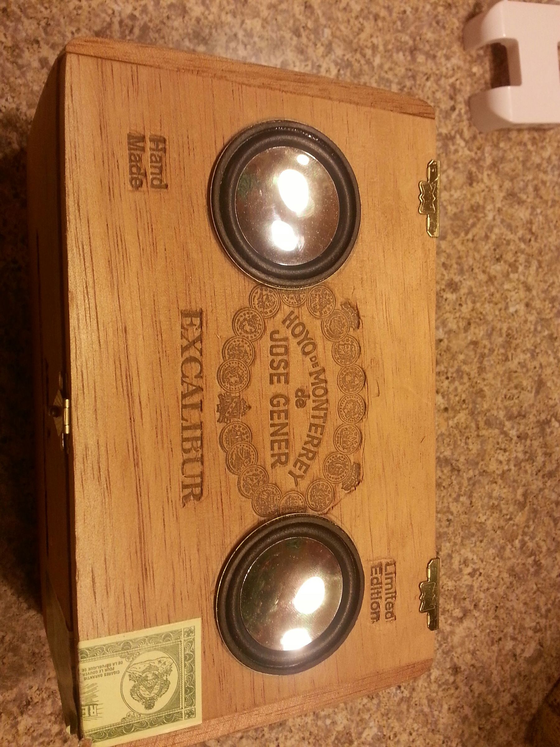 Cigar Box Speaker With False Bottom : 13 Steps - Instructables