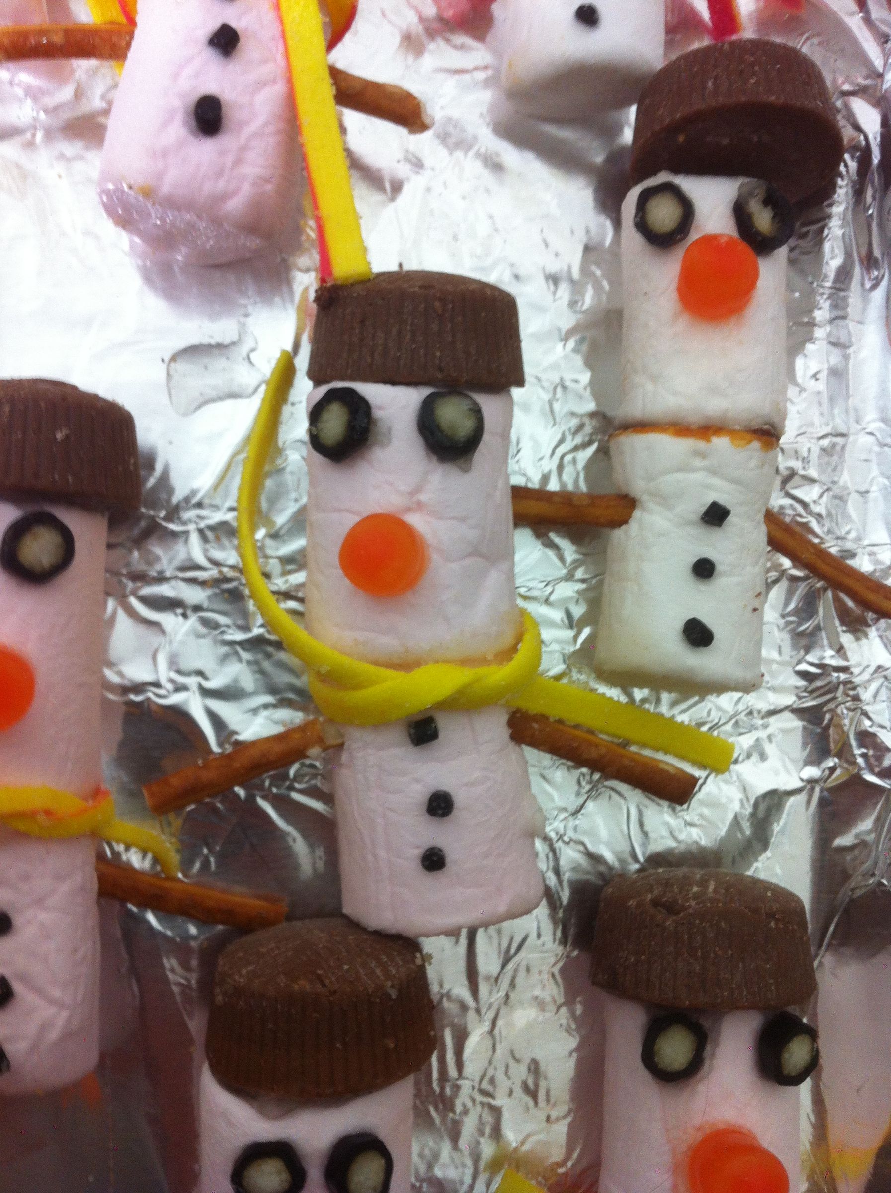 Decorated Dessert - Marshmallow Snowmen : 10 Steps - Instructables