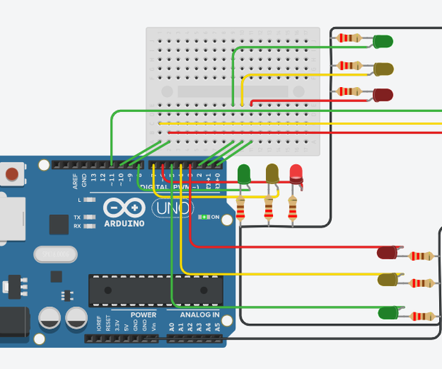 Graphical Programming Tutorial For Arduino Traffic Light Controller