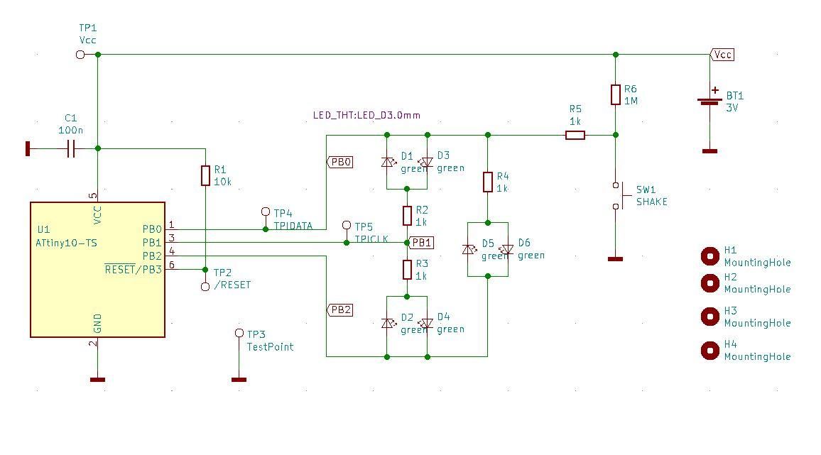 CharliePlexing on a ATTINY10 : 7 Steps - Instructables