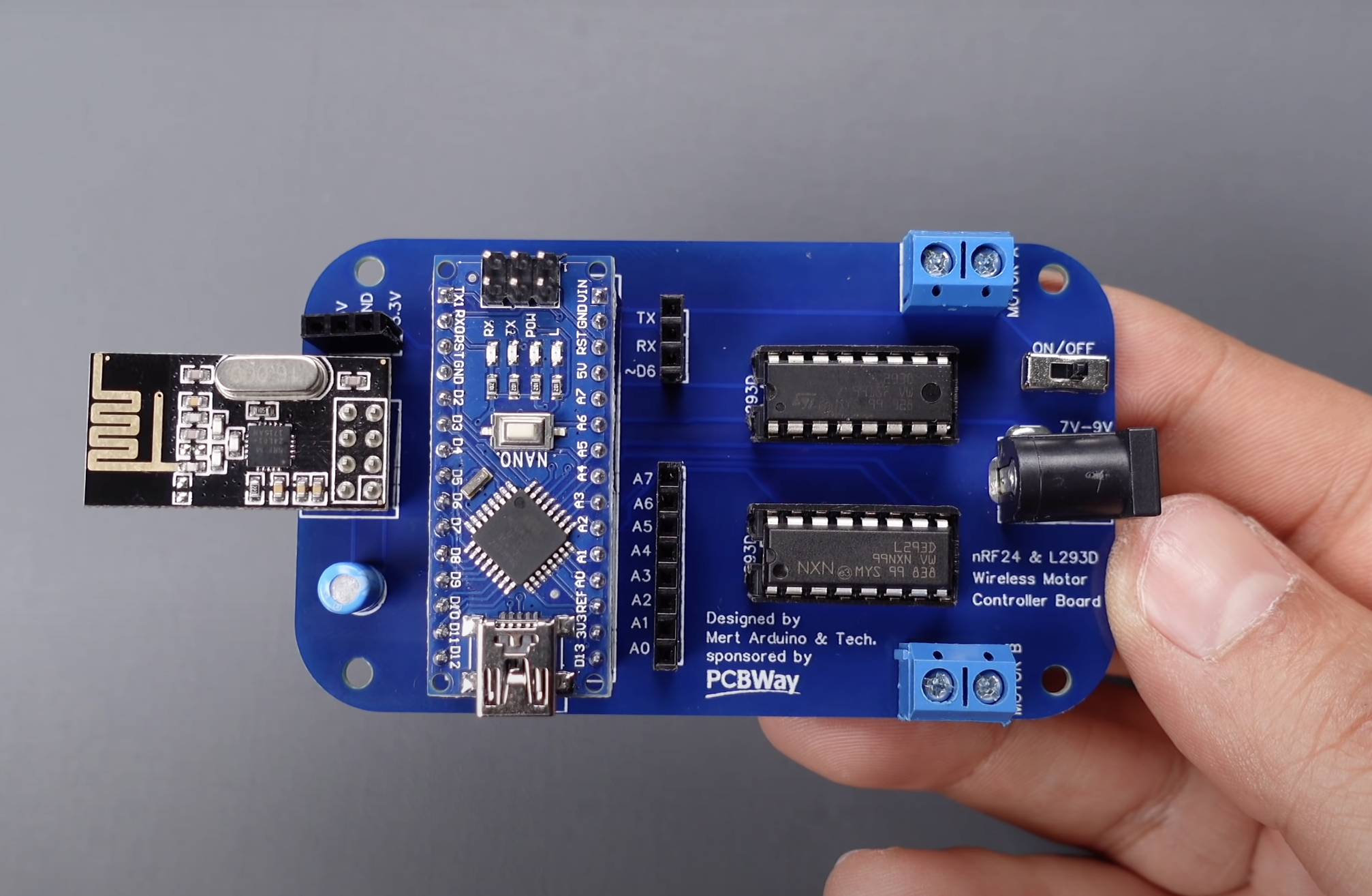 Wireless Arduino Motor Driver and Joystick Controller (nRF24L01 and ...