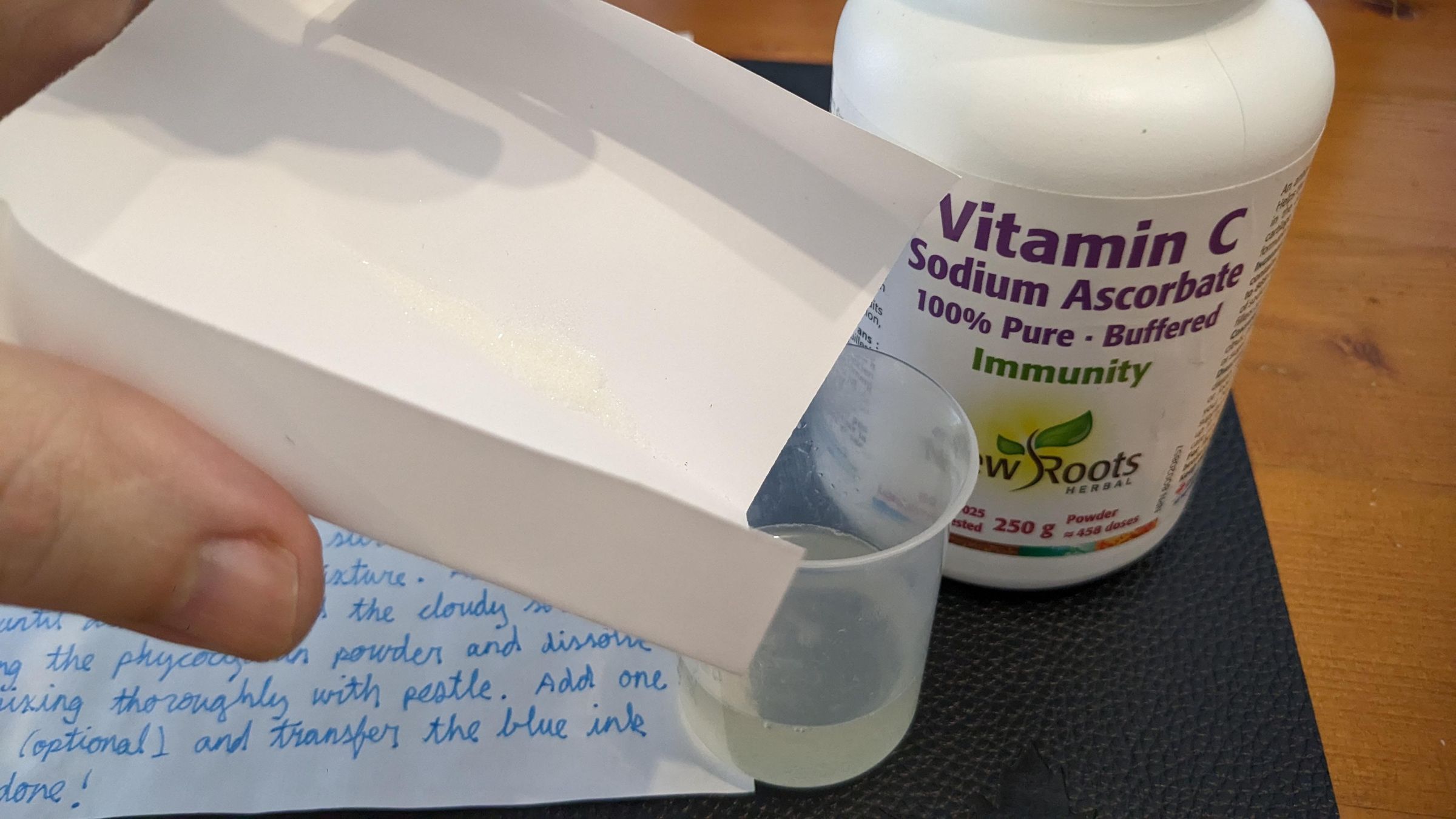Recipe for a Multipurpose, Biodegradable and Wet-Erase Blue Ink for ...