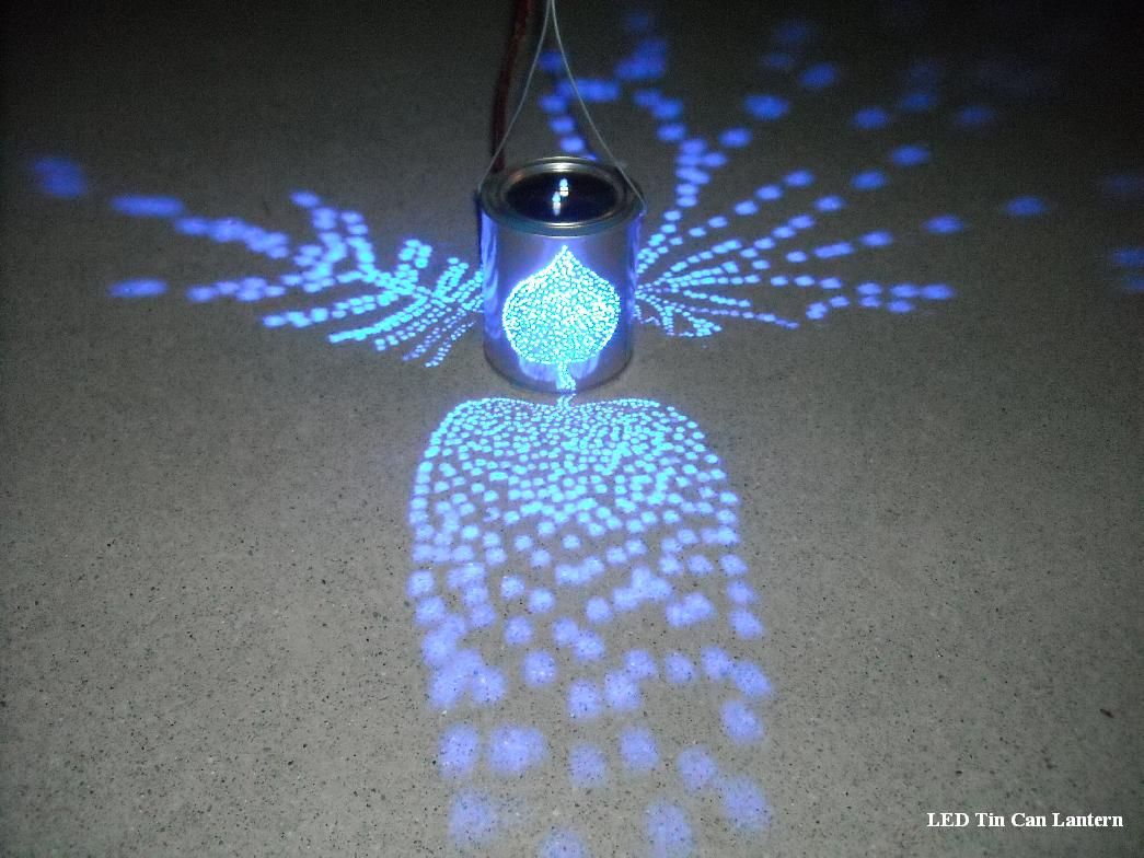 LED Tin Can Lantern : 4 Steps - Instructables