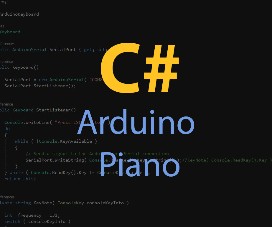 Arduino Piano in C# : 5 Steps - Instructables