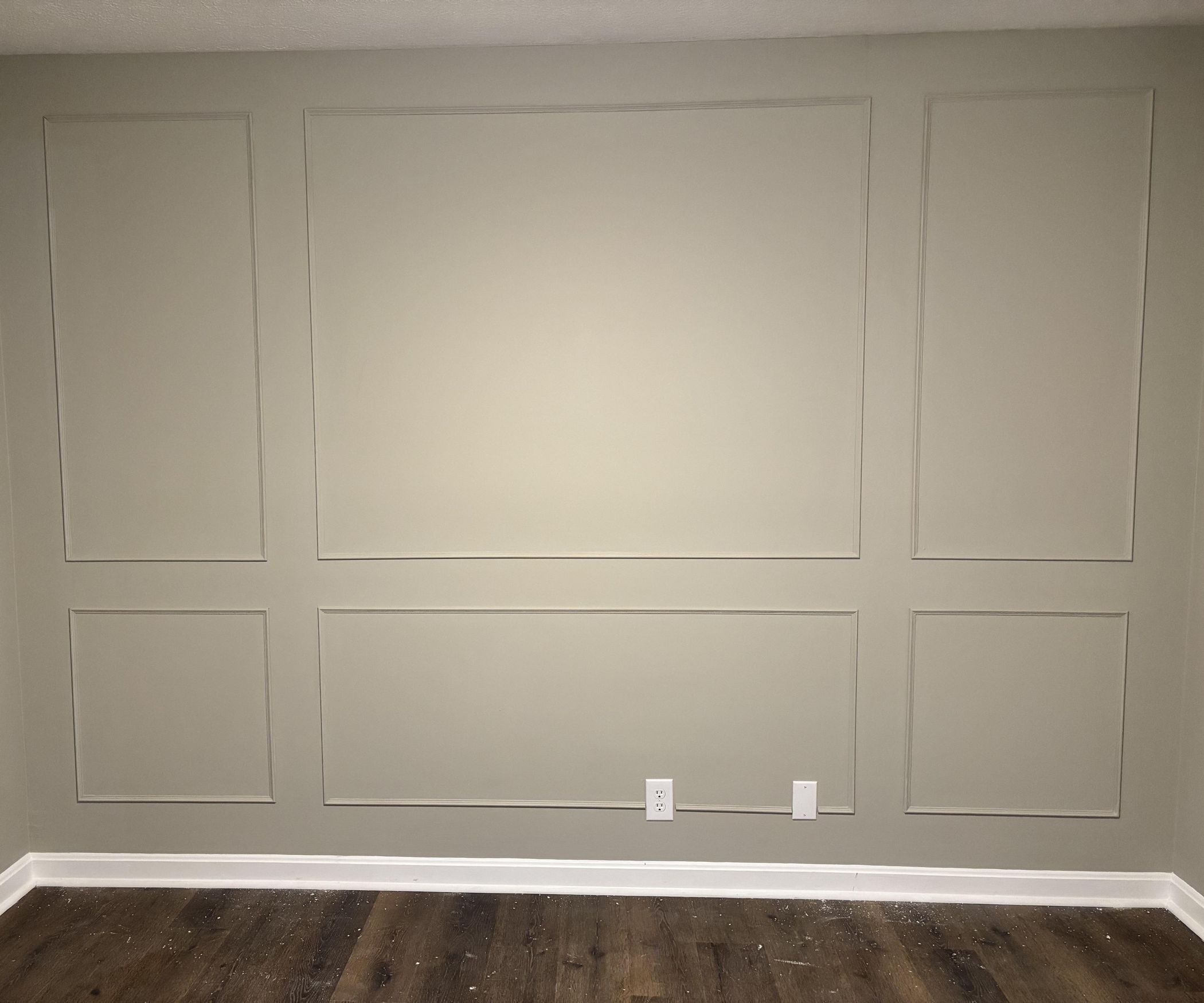 DIY Picture Frame Molding Accent Wall : 12 Steps (with Pictures ...