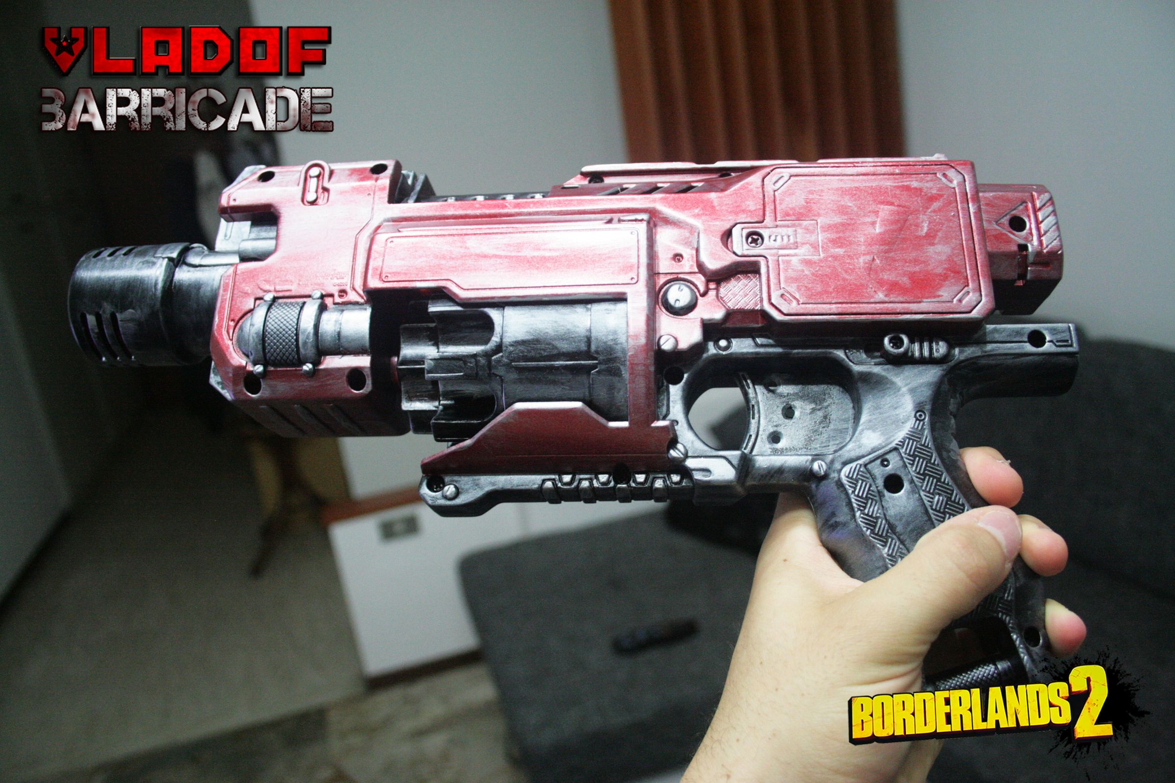 Nerf Barricade Borderlands 2 Vladof Gun Prop : 12 Steps (with Pictures ...