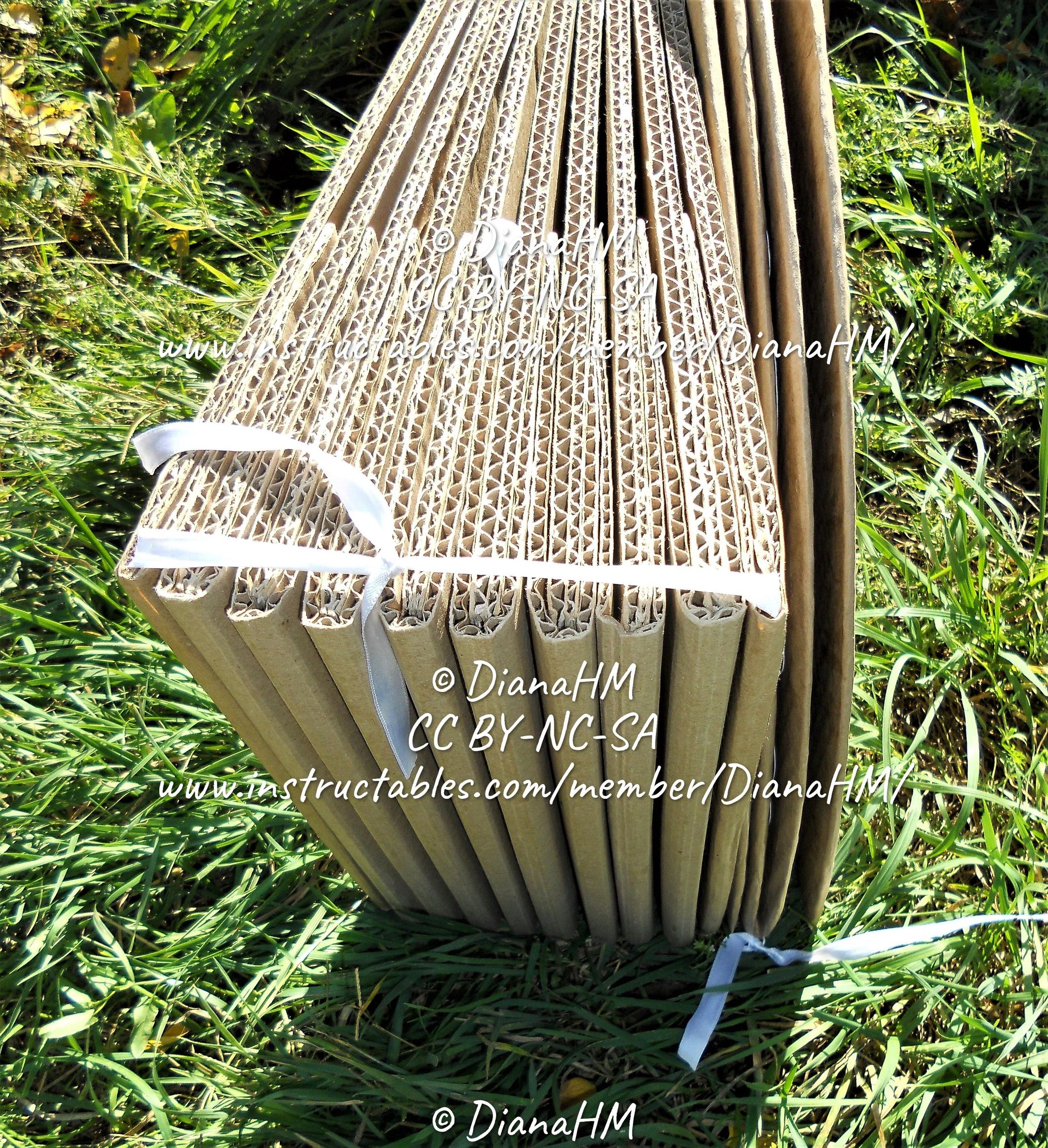 Portable Foldable Cardboard Stool-Table : 10 Steps (with Pictures ...