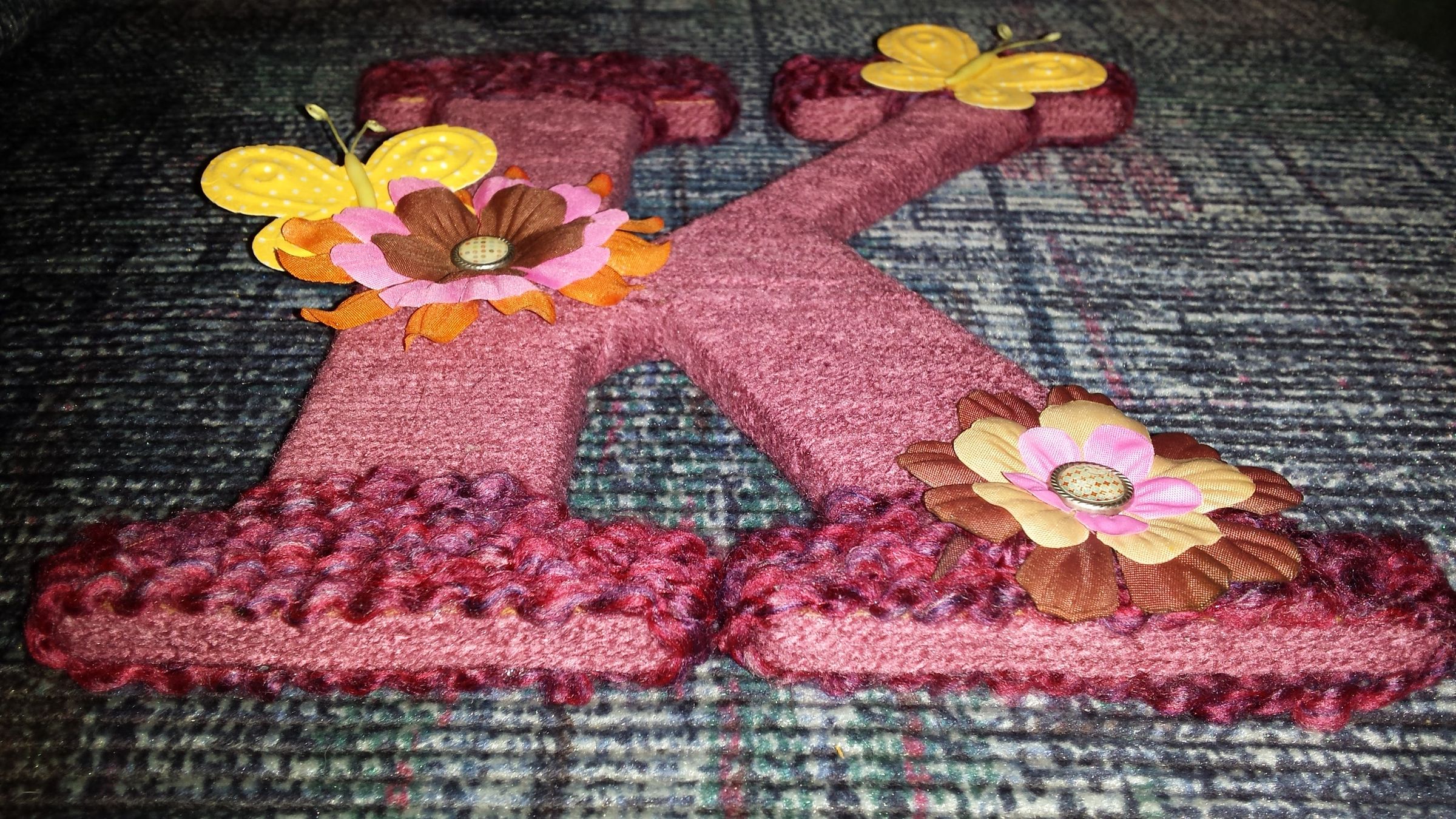 Yarn Wrapped Letter K : 5 Steps (with Pictures) - Instructables