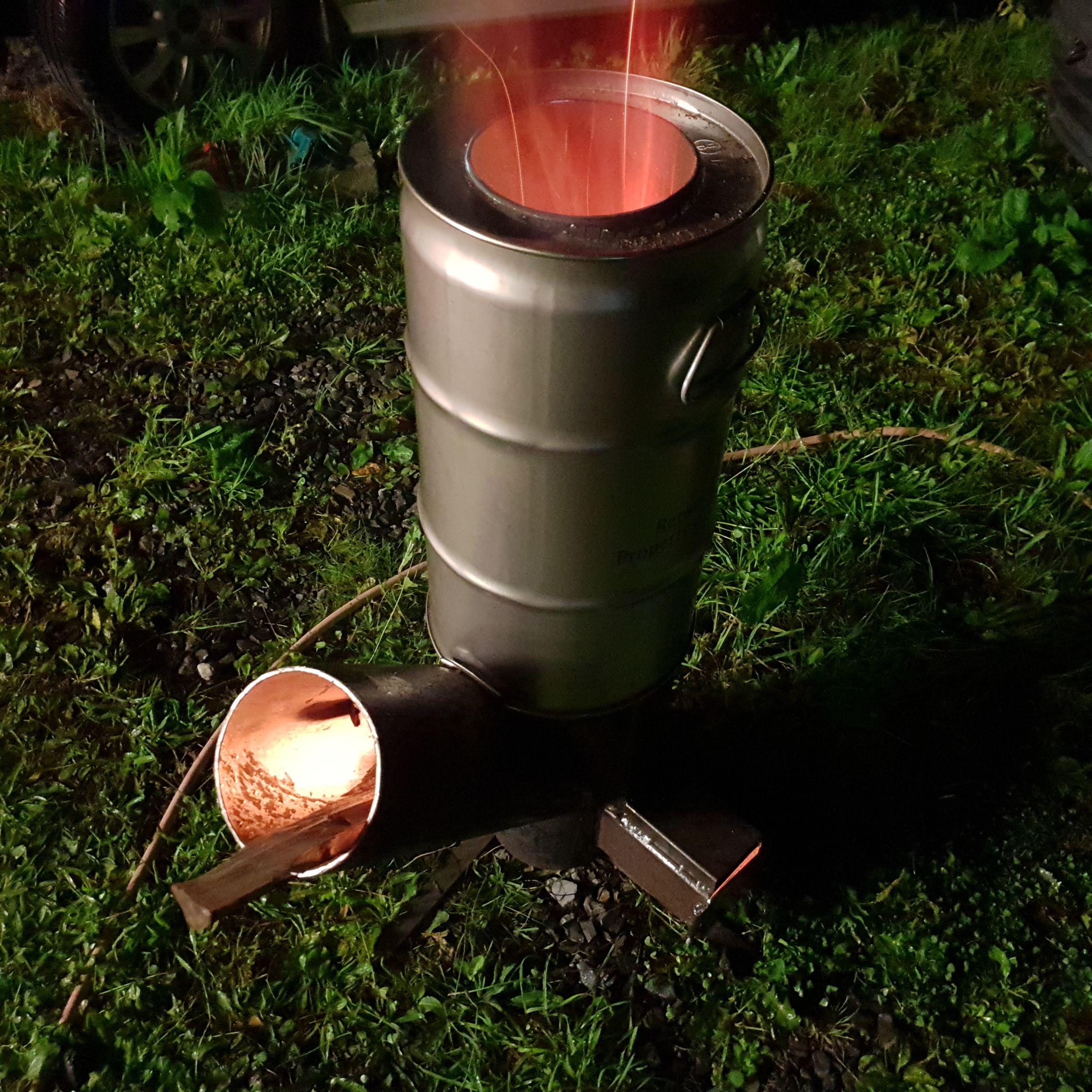 Upcycled Rocket Stove Griddle BBQ + Pizza Oven Attachment : 27 Steps ...