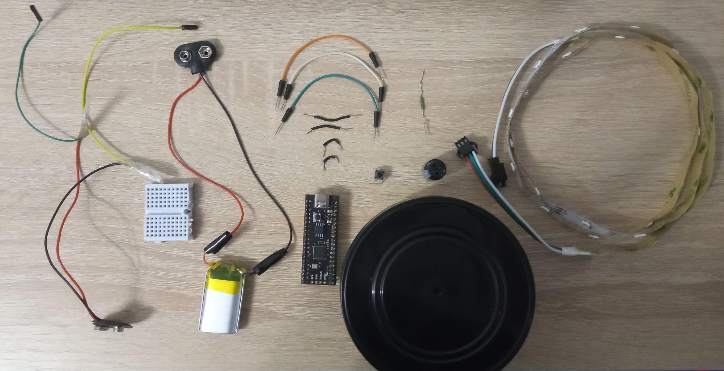 LED Lamp Out of a Glass Container (Raspberry Pi Pico) : 8 Steps ...