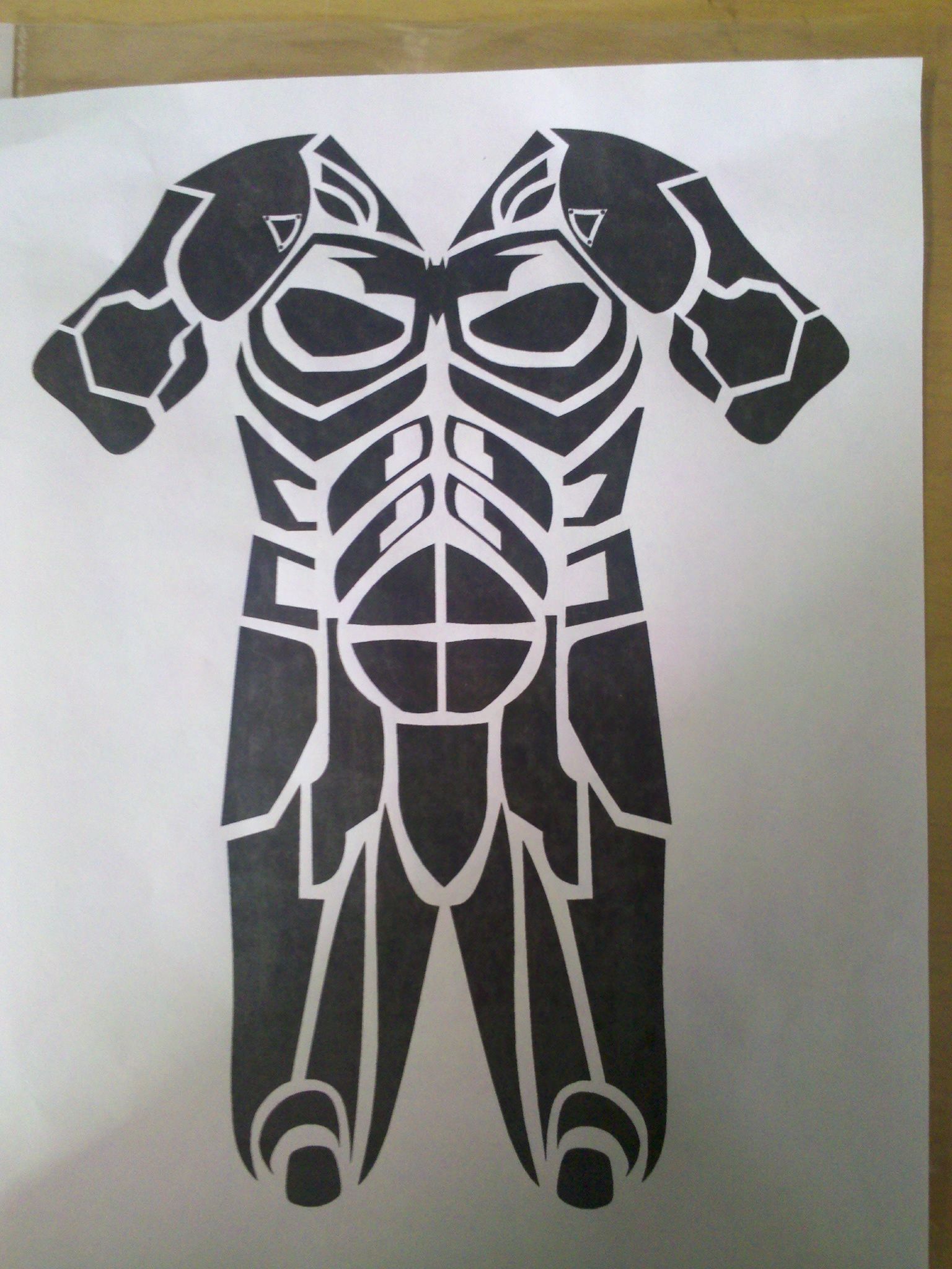 Dremel a Batman Foam Board Master for a Plaster Mold : 3 Steps (with ...