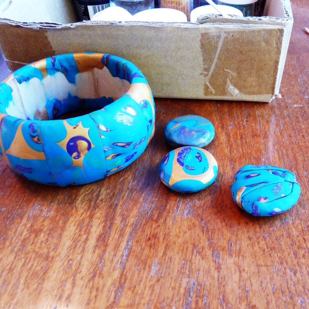 Polymer Clay Laminate Gemstone Jewelry : 24 Steps (with Pictures ...