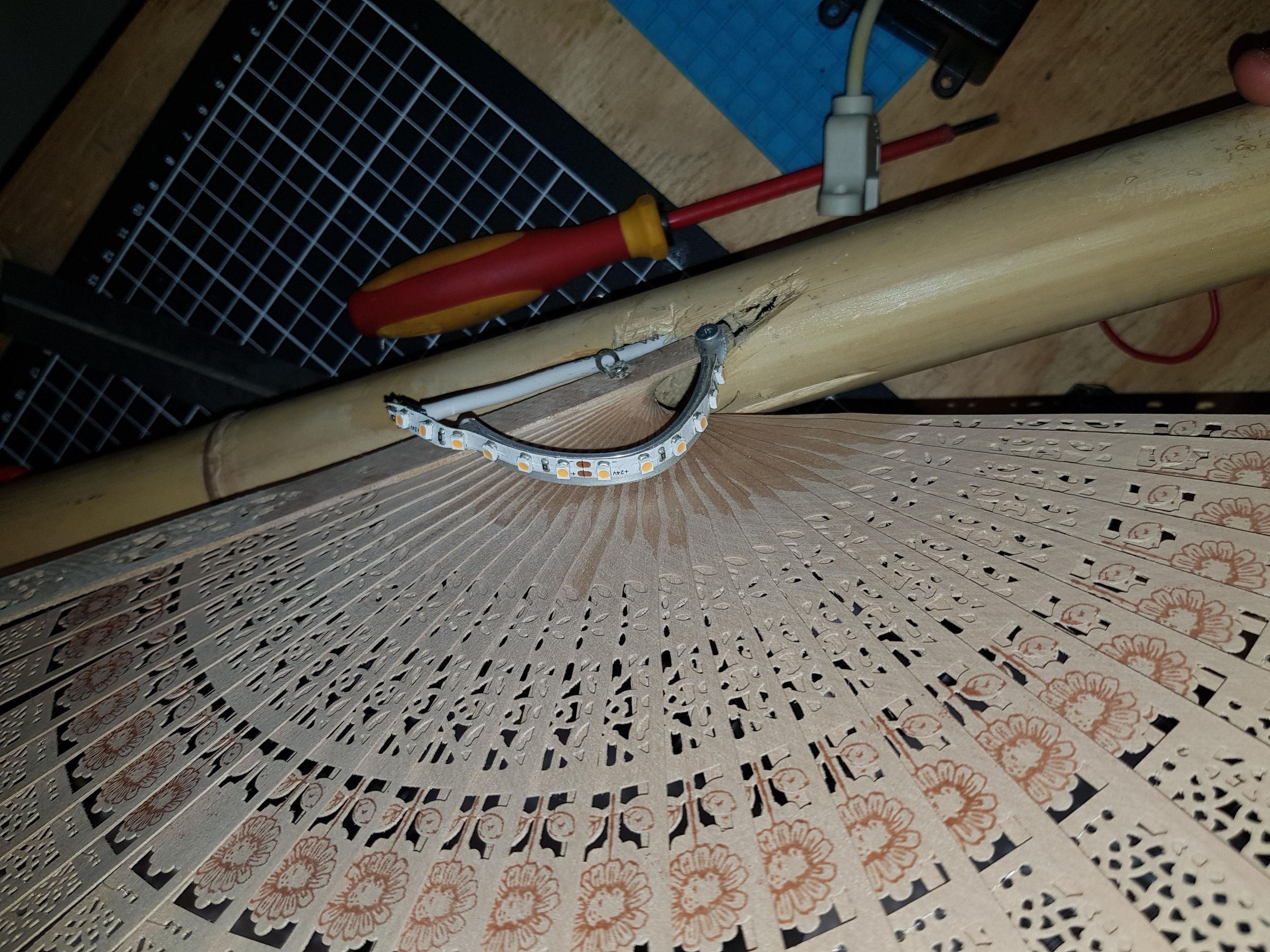 Bamboo Fan Night Light : 4 Steps (with Pictures) - Instructables