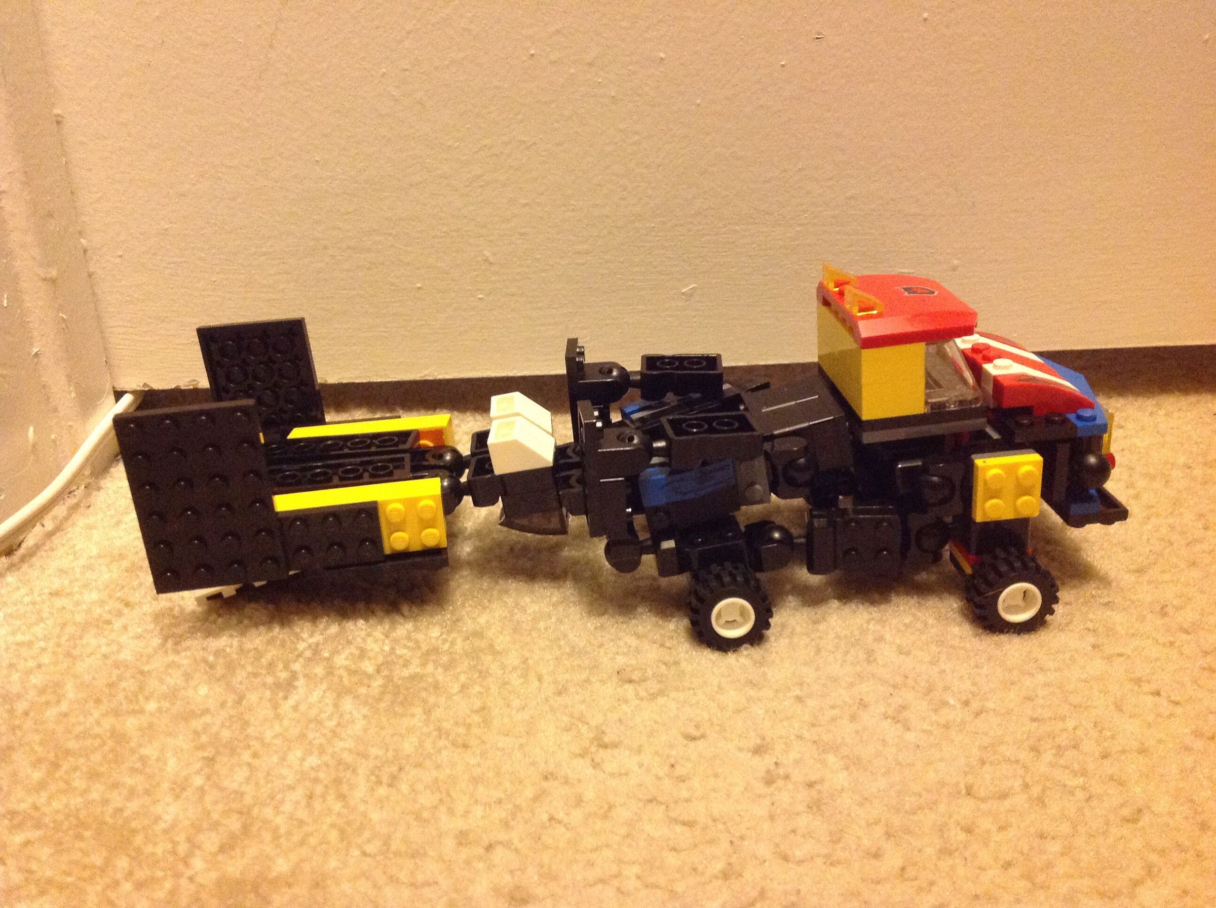 Lego Transformer. Autobot? Decepticon? Movie Version of Bulkhead? You ...